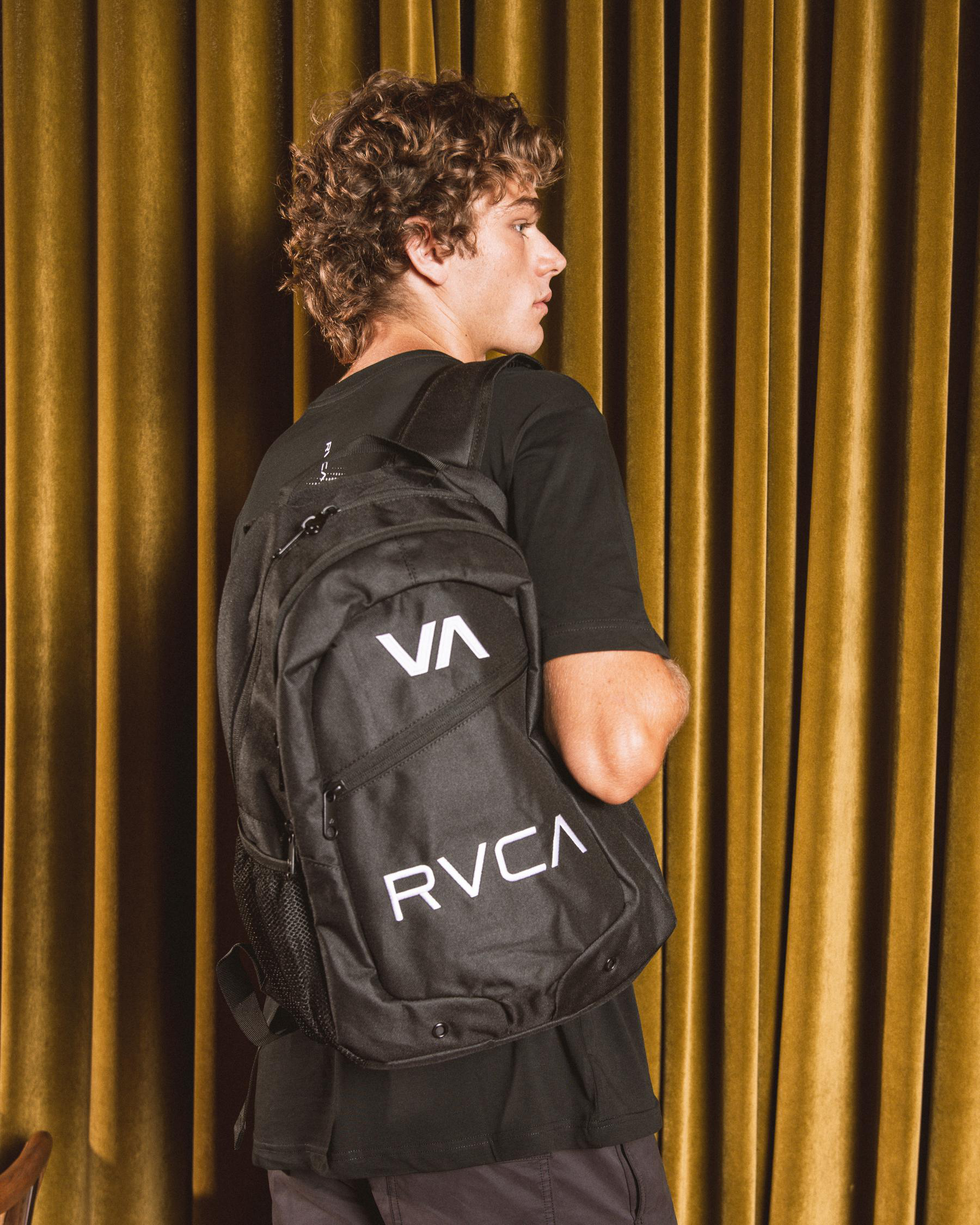 RVCA Pack IV Backpack In Black - Fast Shipping & Easy Returns - City ...