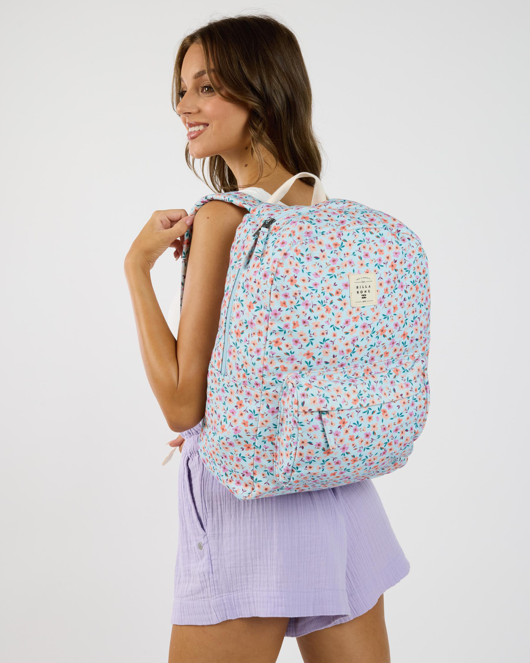 Billabong CB Schools Out Backpack In Pastel Blue - FREE* Shipping ...