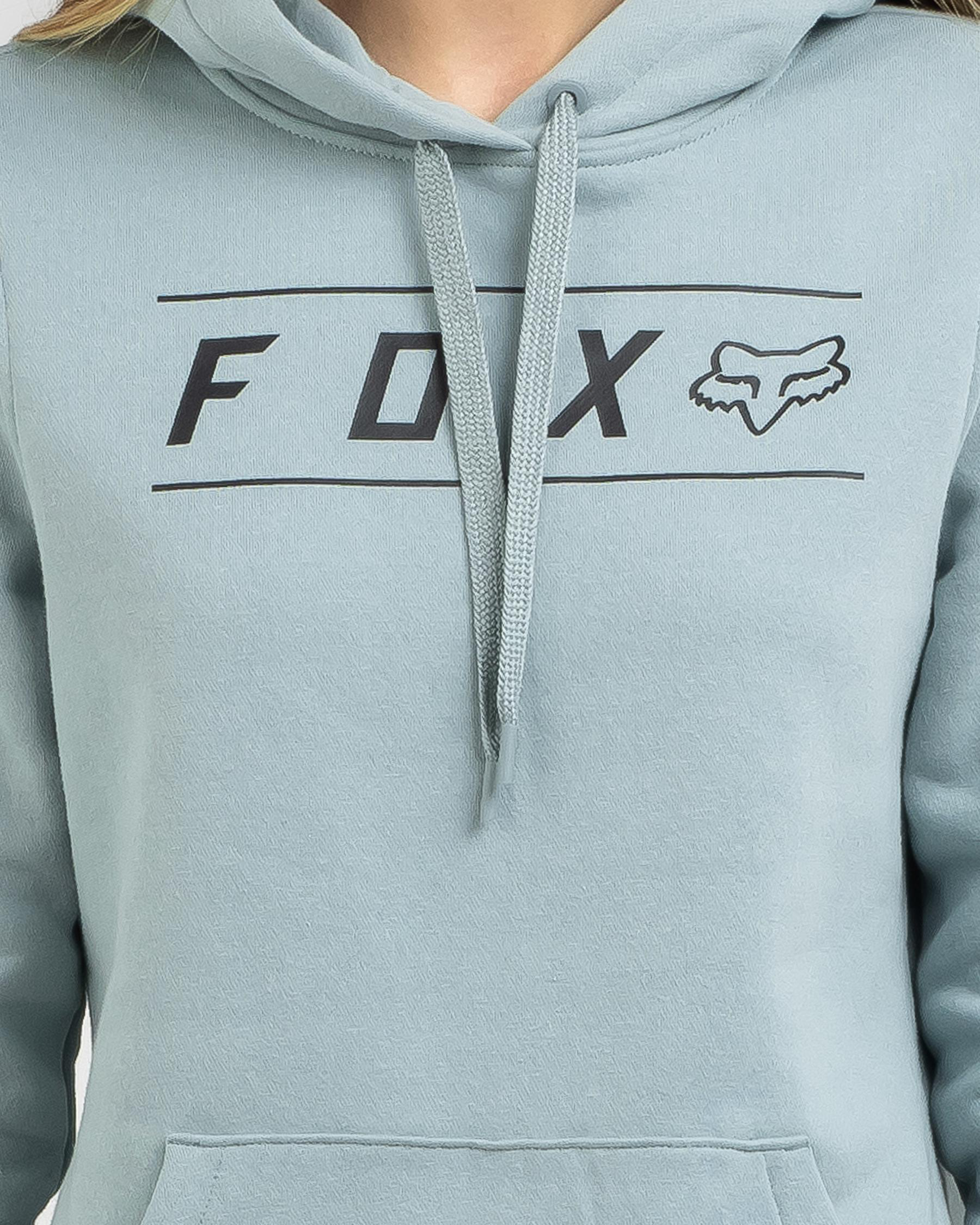 Shop Fox Pinnacle Pullover Fleece Hoodie In Gunmetal - Fast Shipping ...