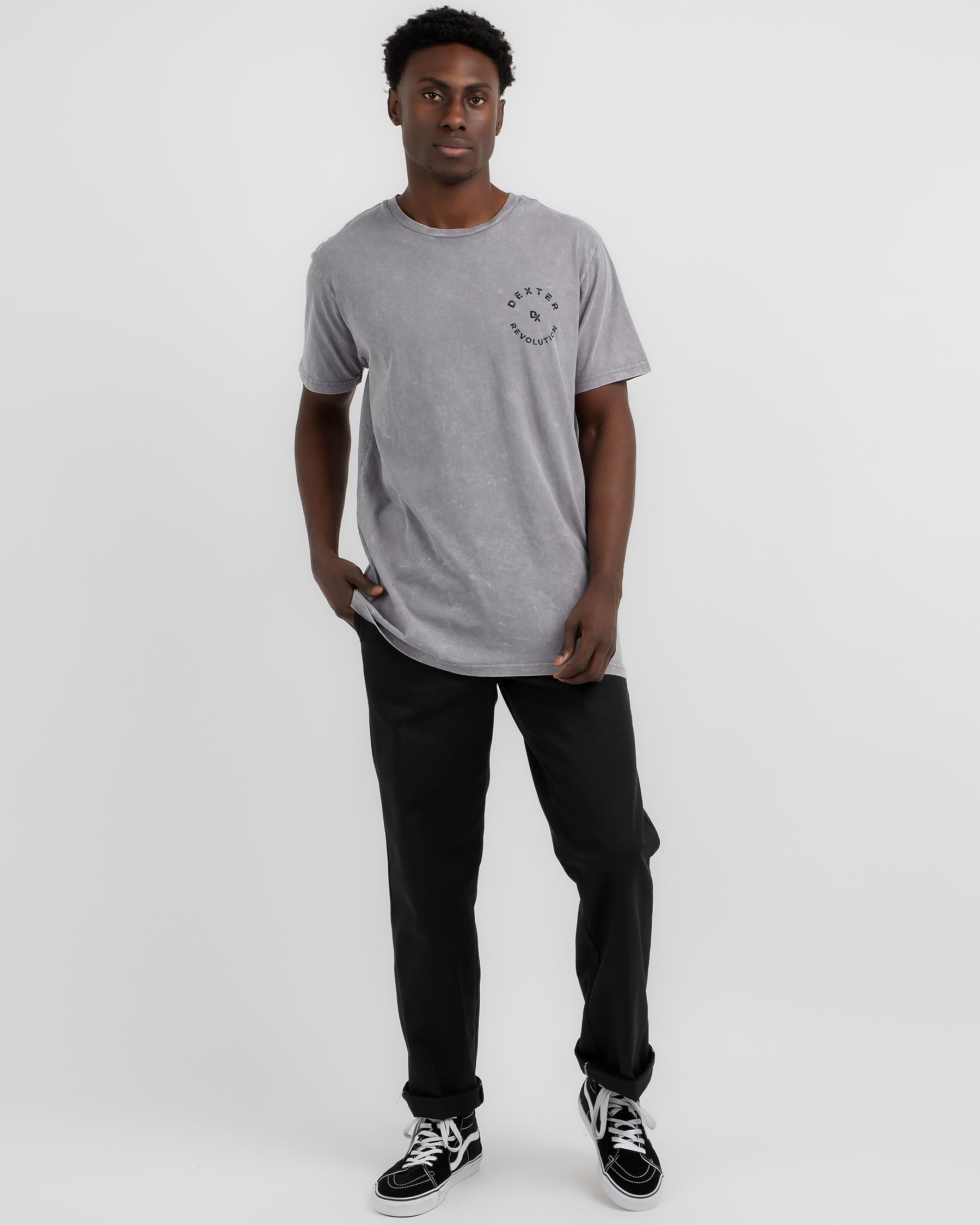 Shop Dexter Live Fast T-Shirt In Light Grey Acid - Fast Shipping & Easy ...