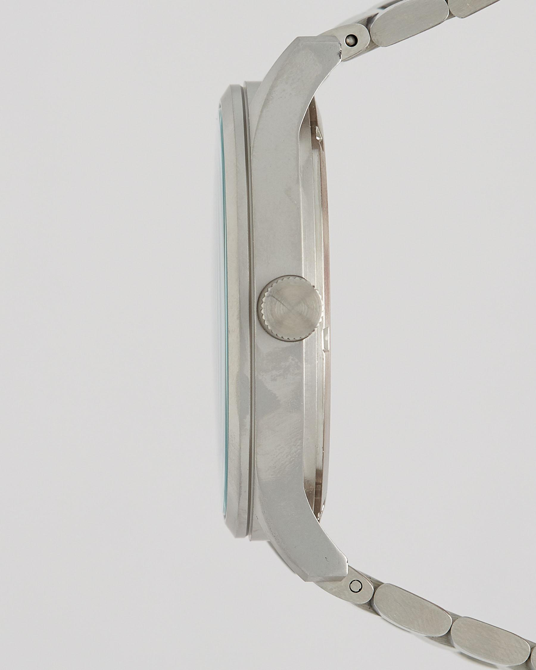 Shop Lucid Shield Steel Watch In Black/silver/silver/silver - Fast ...