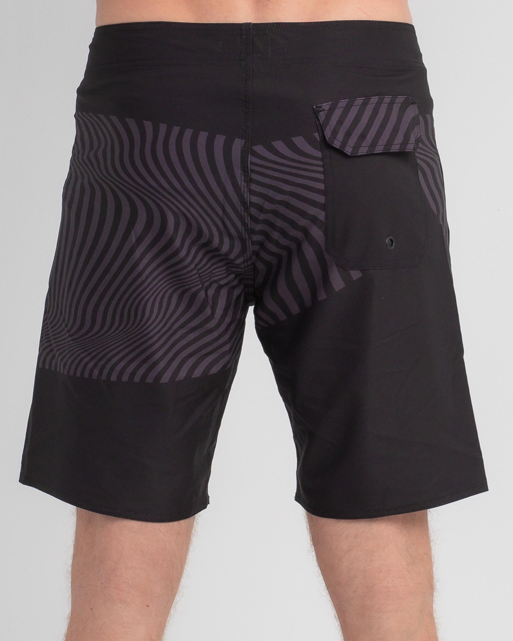 Shop Jetpilot Re Engineered Board Shorts In Black - Fast Shipping ...