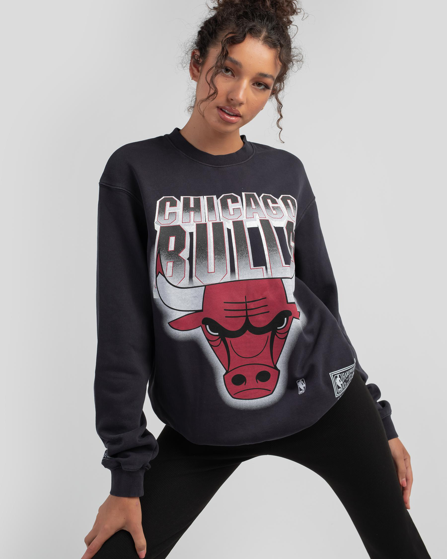 Shop Mitchell & Ness Back 2 Back Vintage 90's Block Blur Sweatshirt In ...