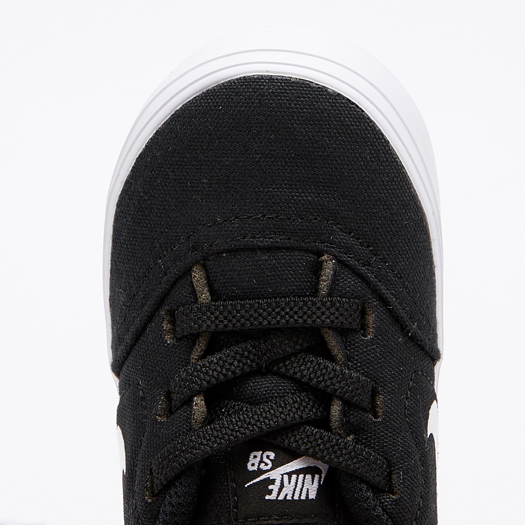 Shop Nike Toddlers' SB Check Shoes In Black/white - Fast Shipping ...