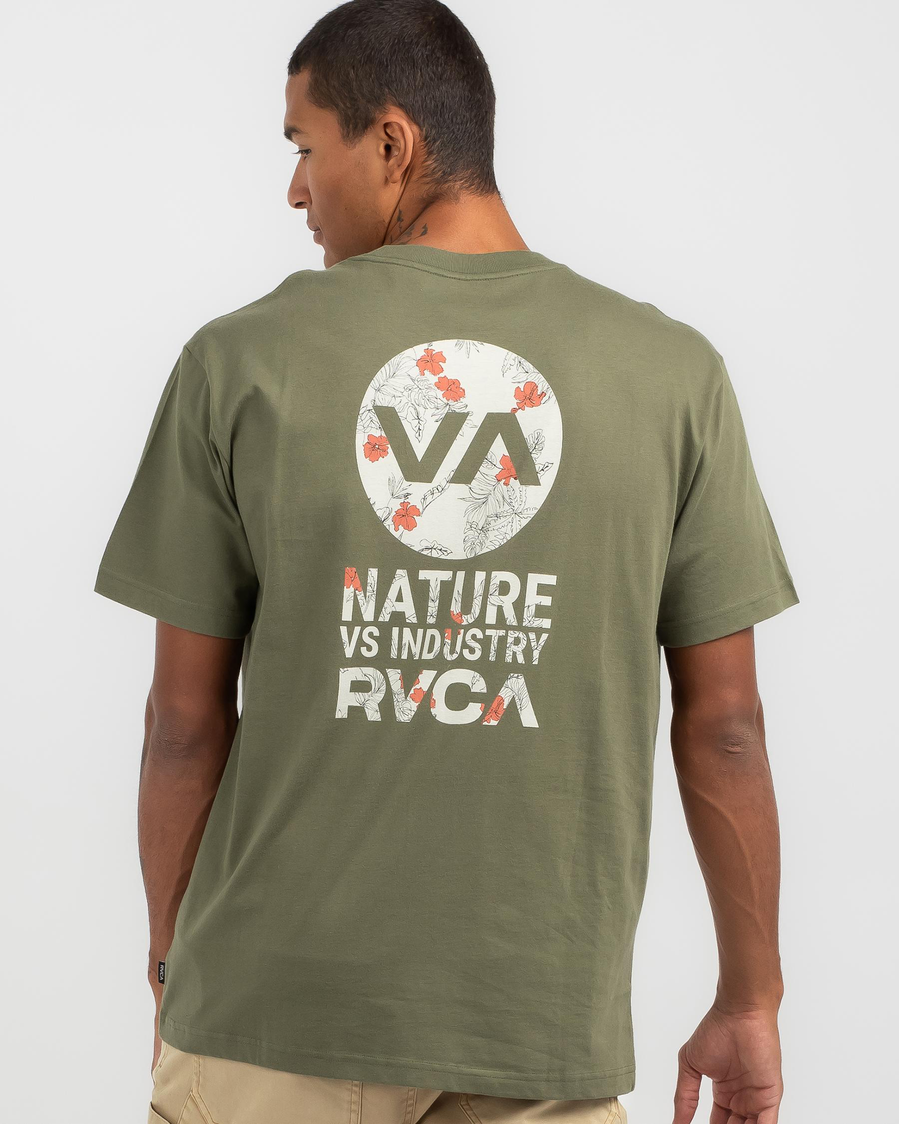 Shop RVCA Drawn In T-Shirt In Olive - Fast Shipping & Easy Returns - City Beach Australia