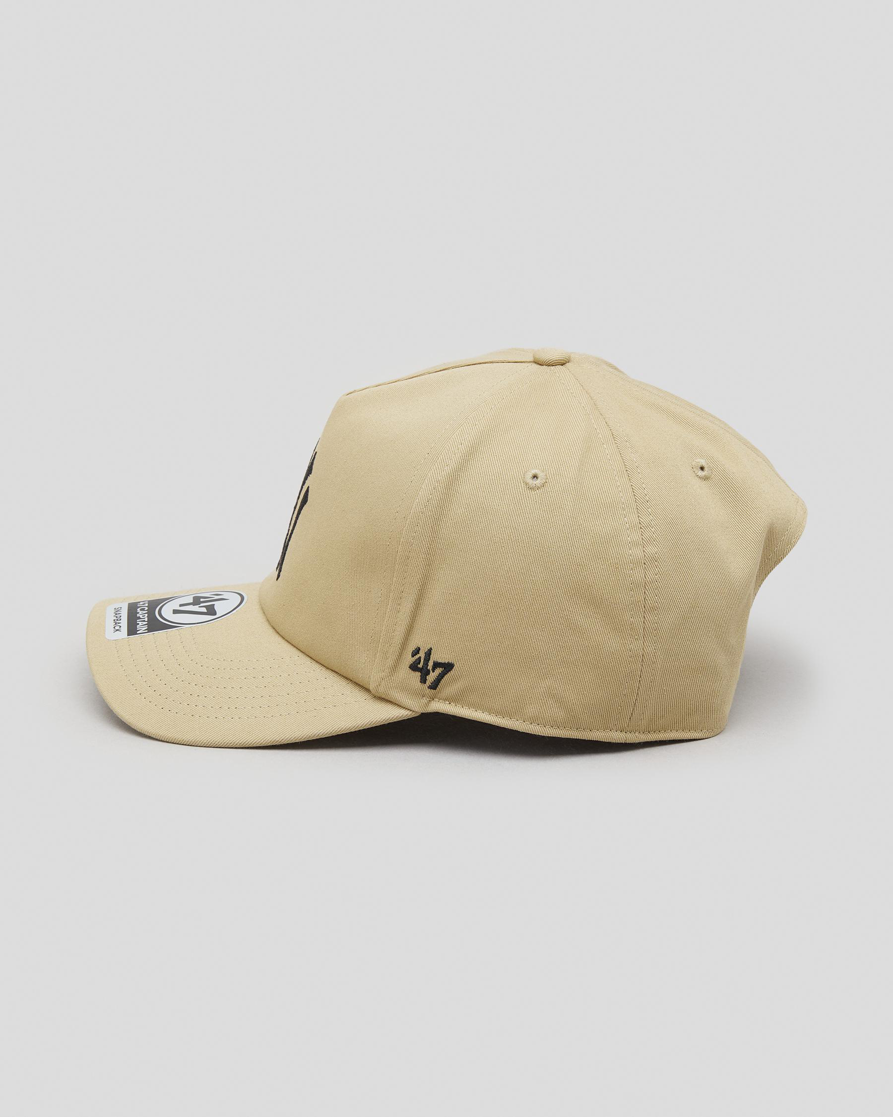 Shop Forty Seven New York Yankees Nantasket 47 Captain DTR Cap In Khaki ...