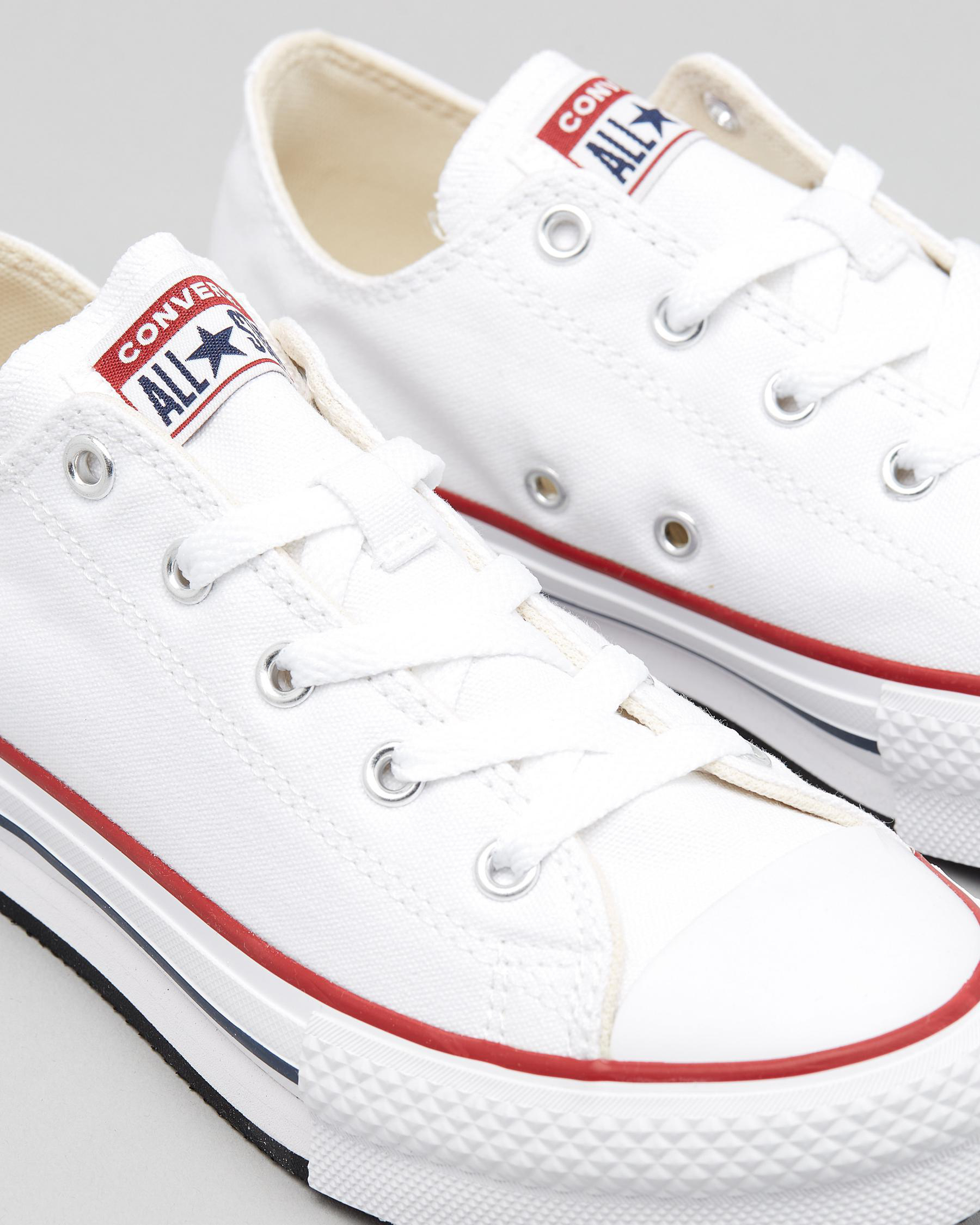 Shop Converse Girls' Platform Lo-Top Shoes In White/garnet/midnight ...