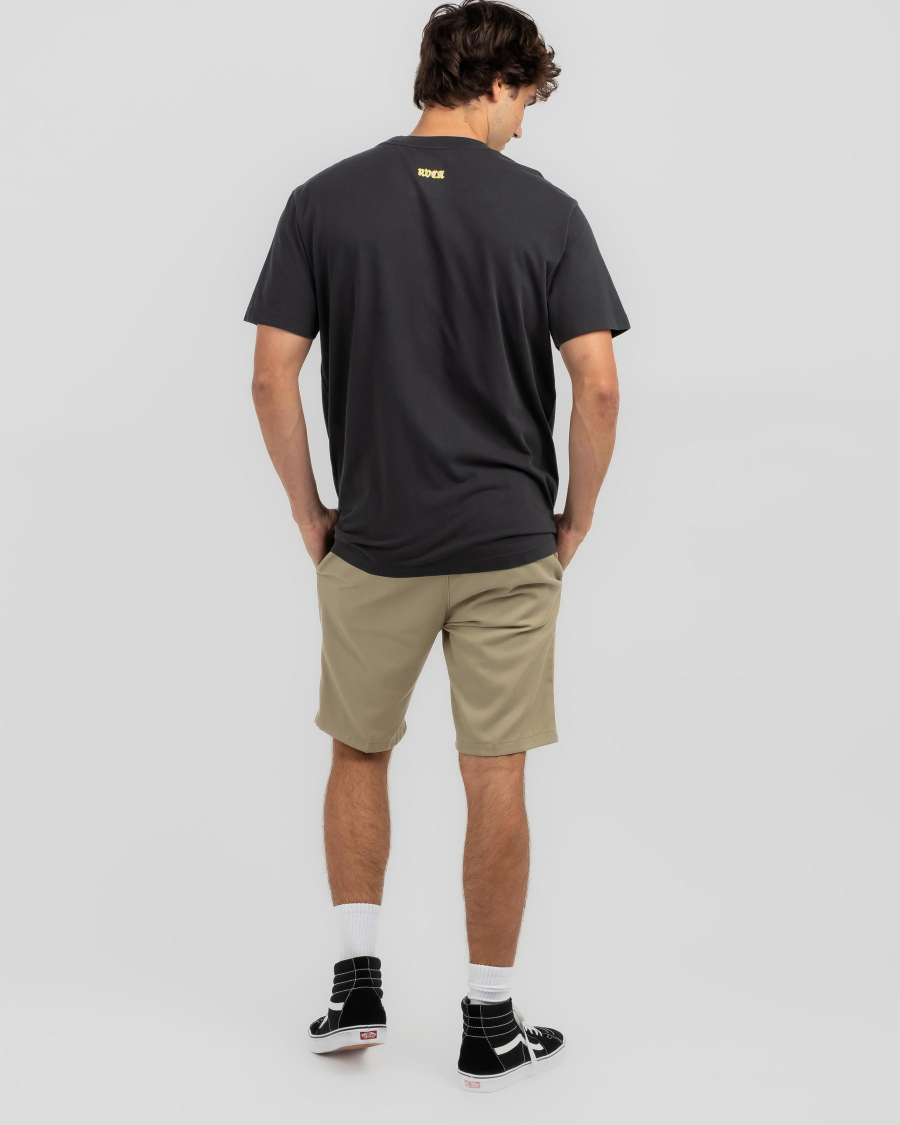Shop RVCA Too High T-Shirt In Rvca Black - Fast Shipping & Easy Returns ...
