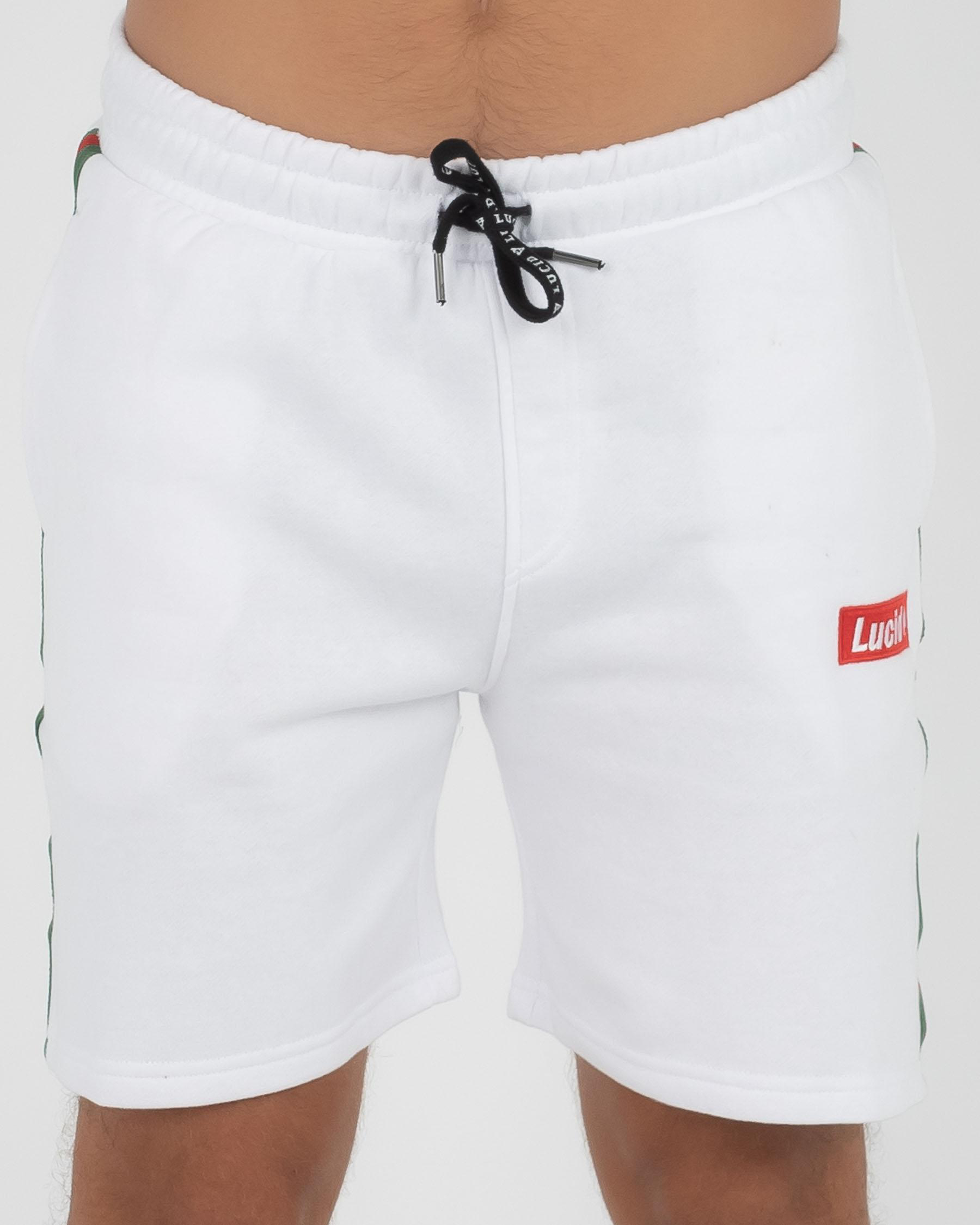 Shop Lucid Bound House Shorts In White - Fast Shipping & Easy Returns ...