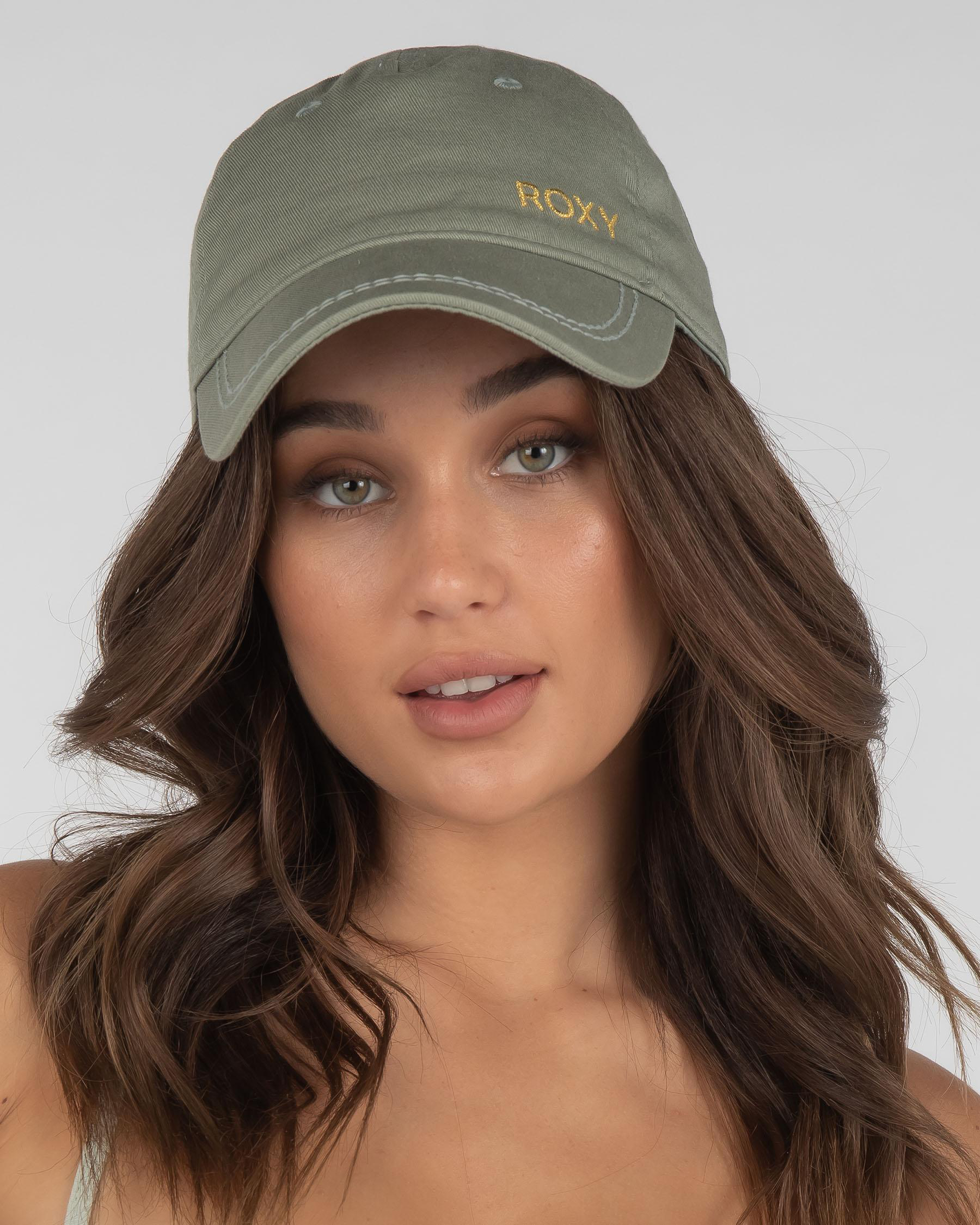 Shop Roxy Blancas Cap In Oil Blue - Fast Shipping & Easy Returns - City ...