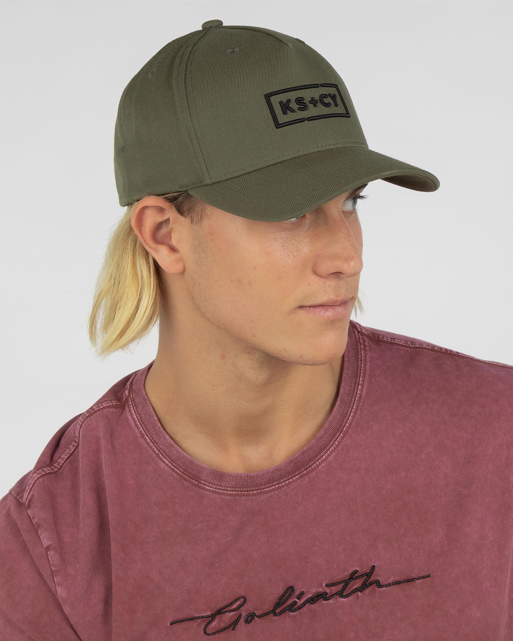 Shop Kiss Chacey Daylight Snapback Cap In Khaki - Fast Shipping & Easy ...