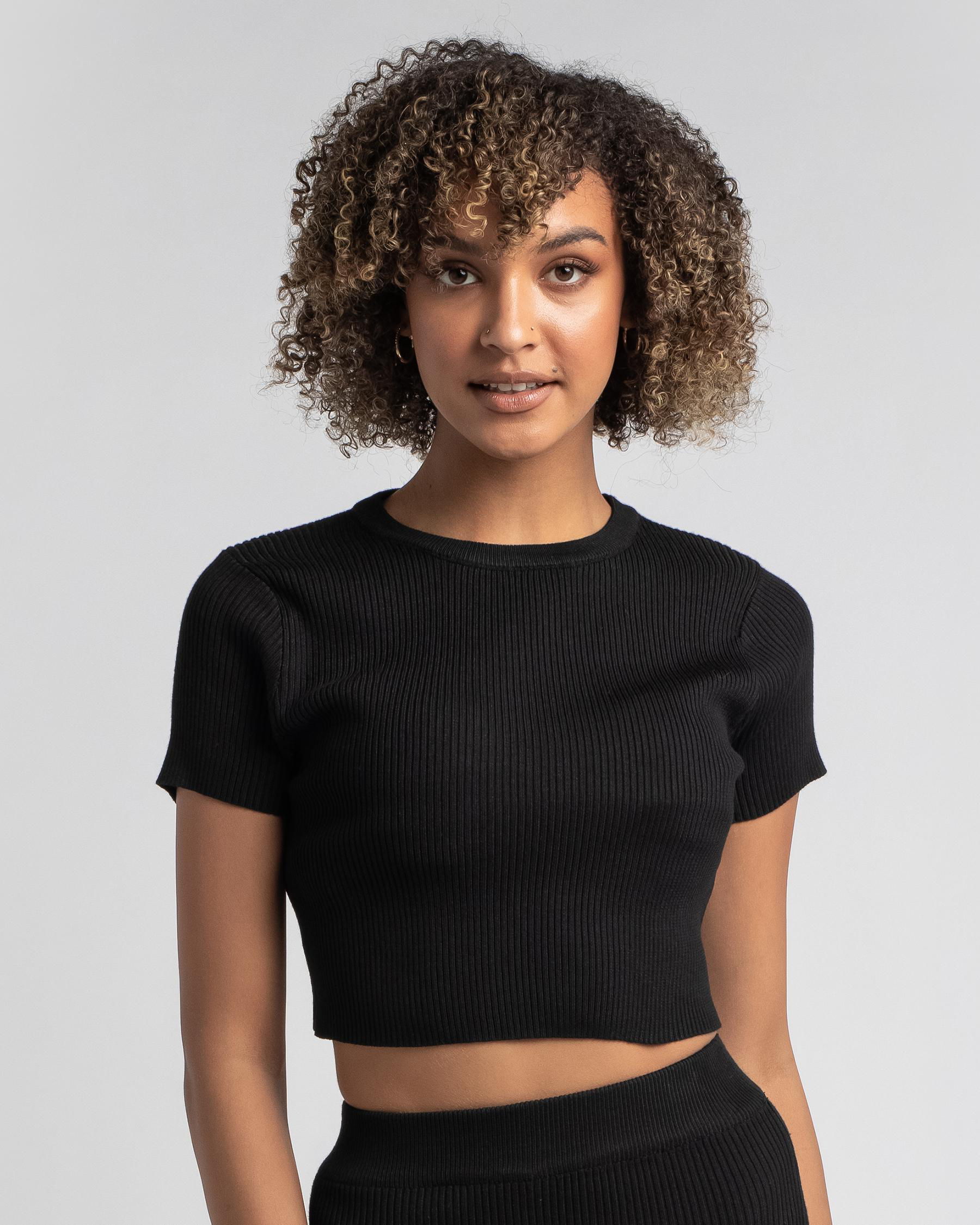 Shop Ava And Ever Courtney Top In Black - Fast Shipping & Easy Returns ...
