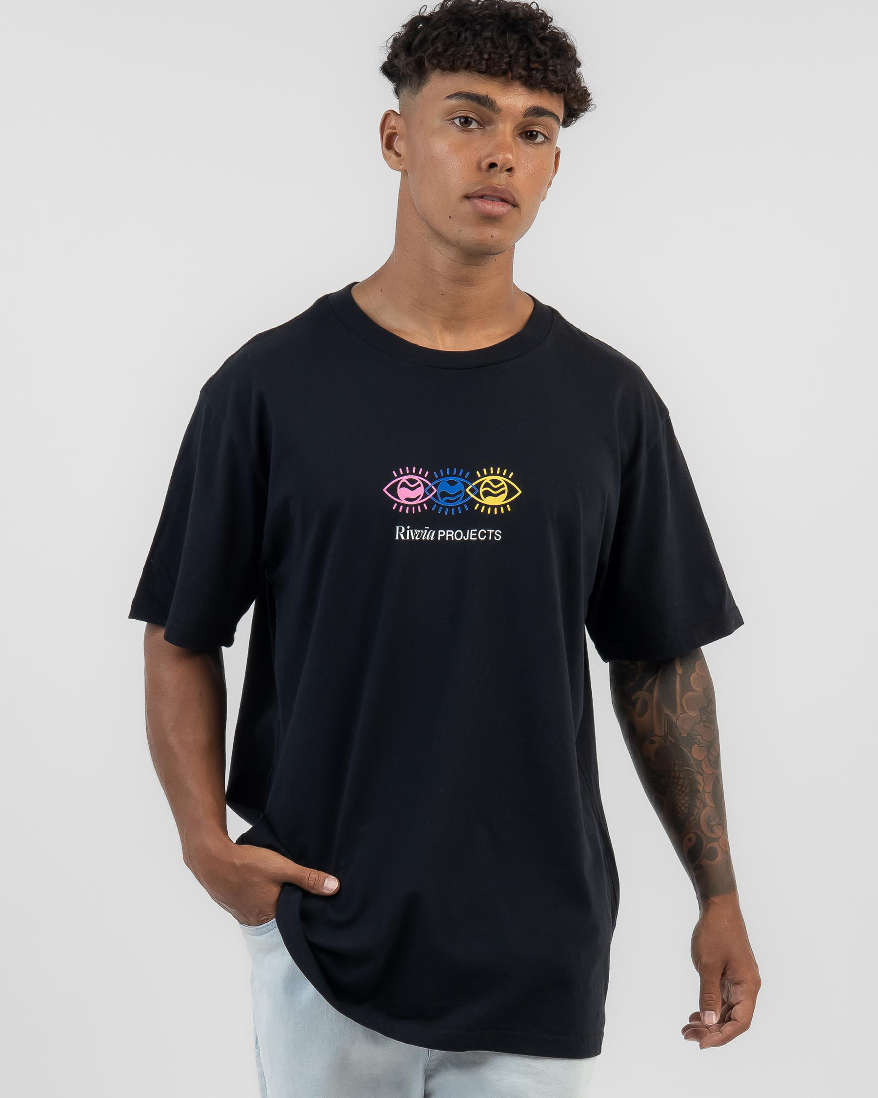 Shop Rivvia Perception T-Shirt In Black - Fast Shipping & Easy Returns ...