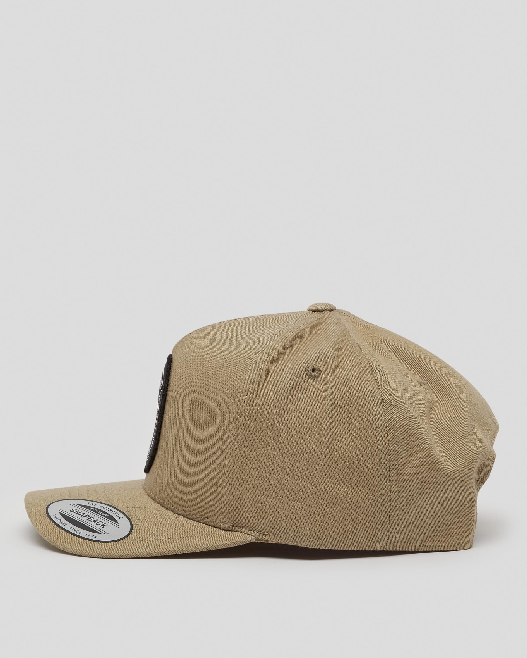 Shop The Mad Hueys Ahoy Ahoy FKR Twill Snapback Cap In Tan - Fast ...