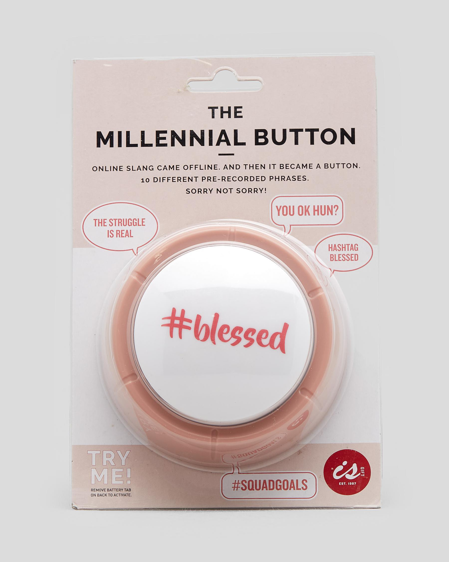 Shop Independence Studio The Millennial Button In Multi - Fast Shipping ...