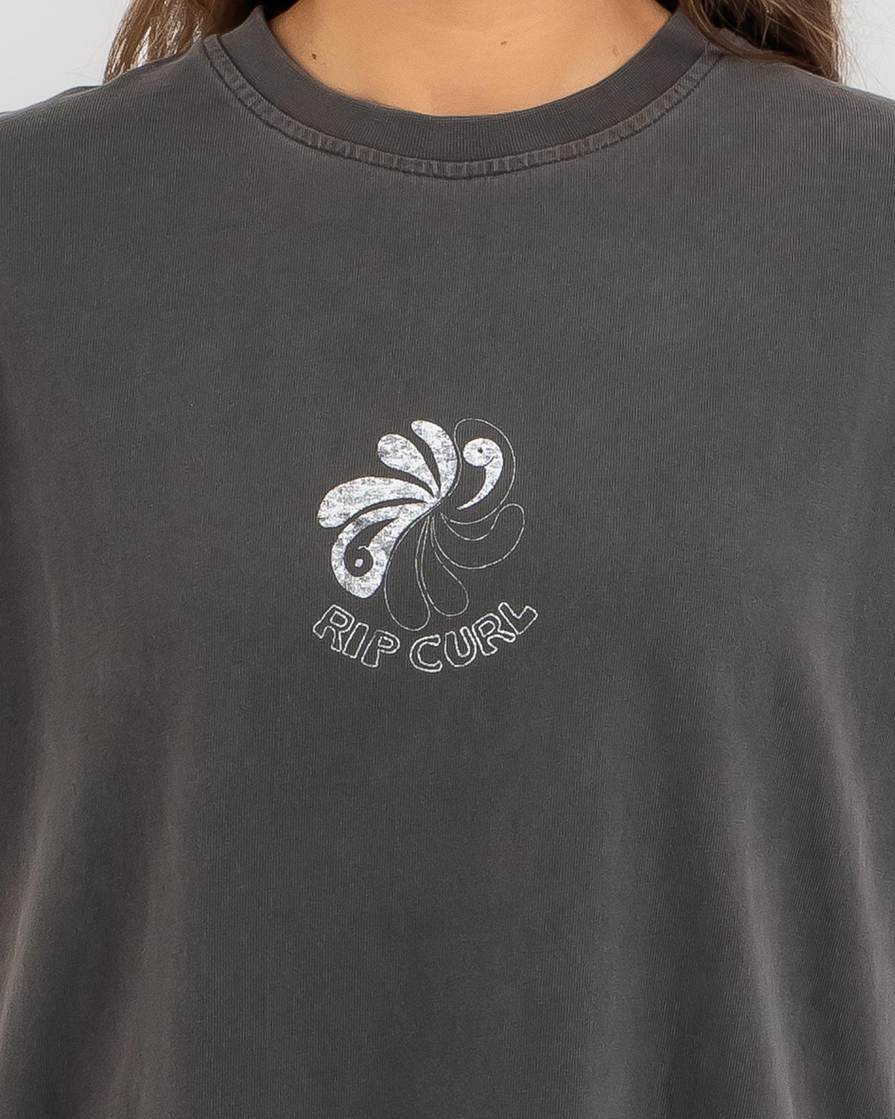 Shop Rip Curl Wave Maker Tank In Washed Black - Fast Shipping & Easy ...