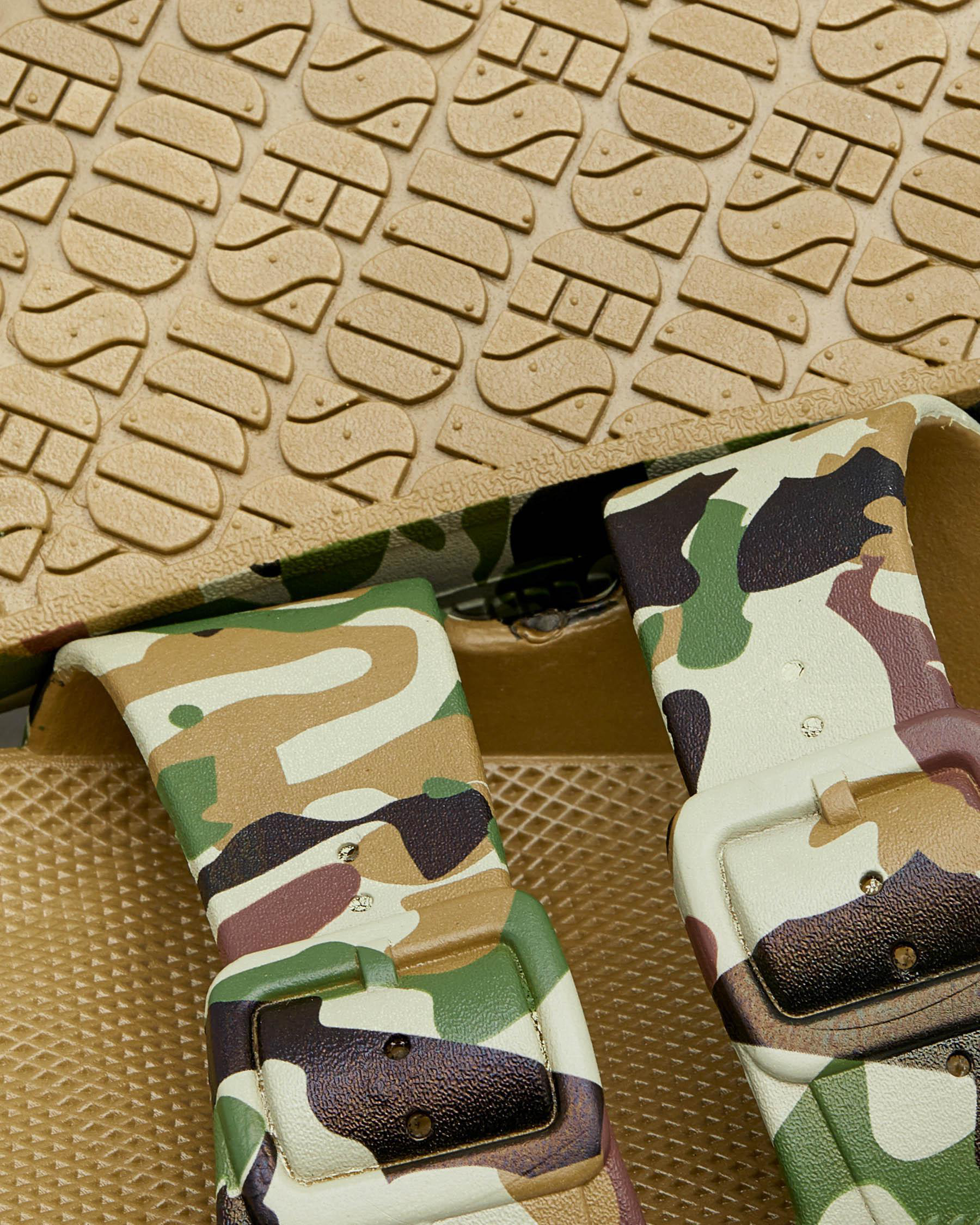 Shop Freedom Moses Army Khaki Sandals In Army Khaki - Fast Shipping ...