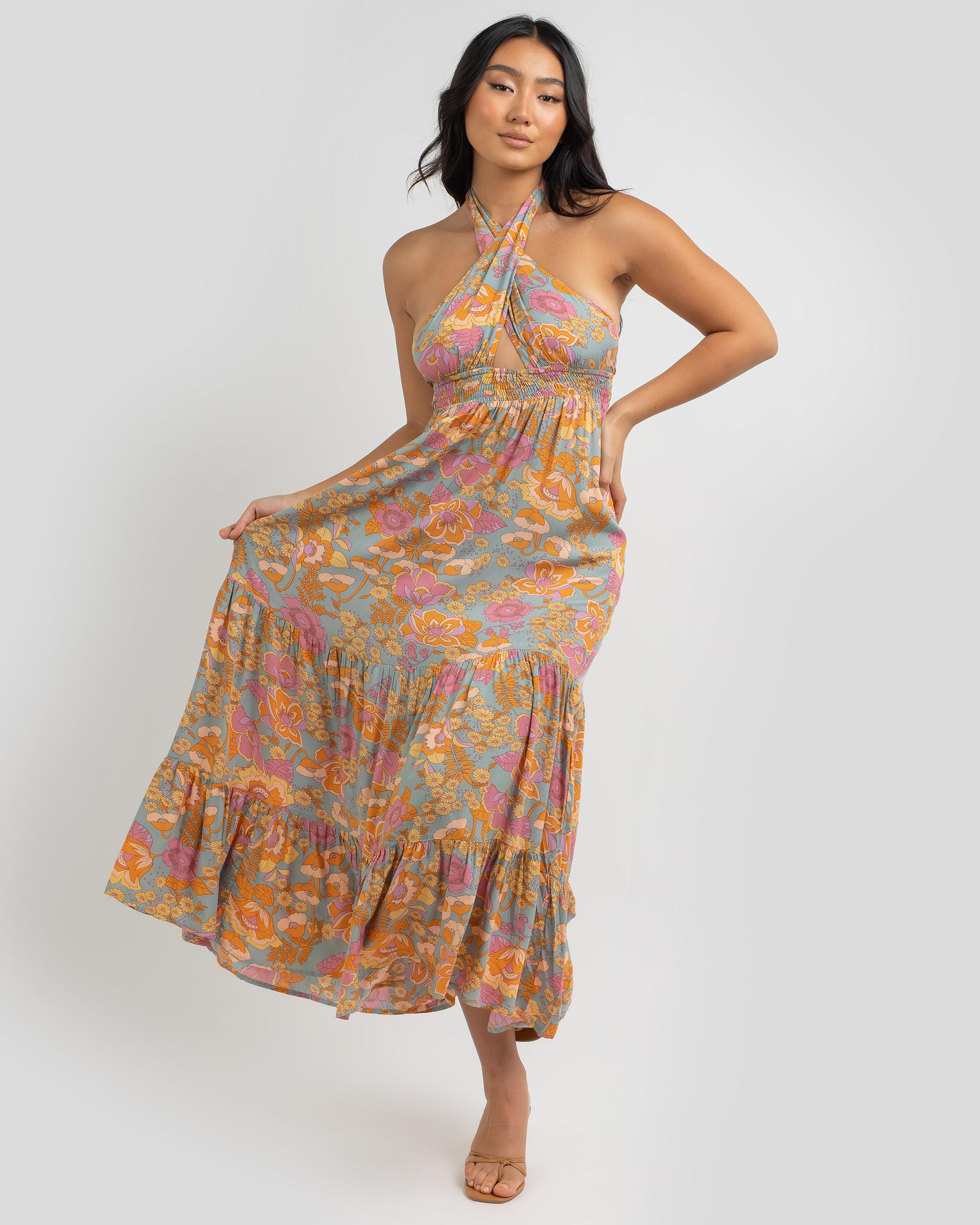 Shop Mooloola Castor Maxi Dress In Multi - Fast Shipping & Easy Returns ...