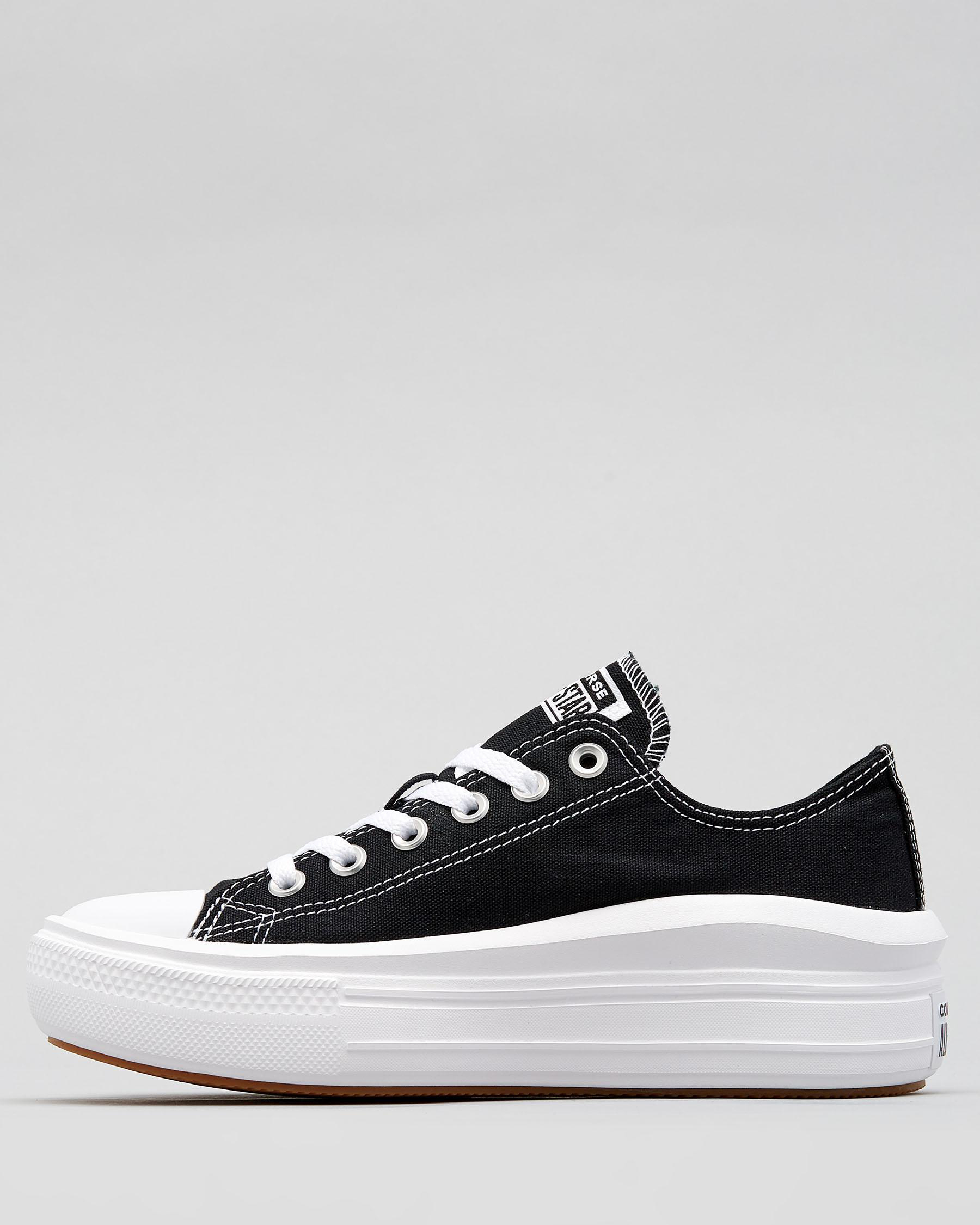 Shop Converse Womens Chuck Taylor All Star Move Platform Shoes In Black ...