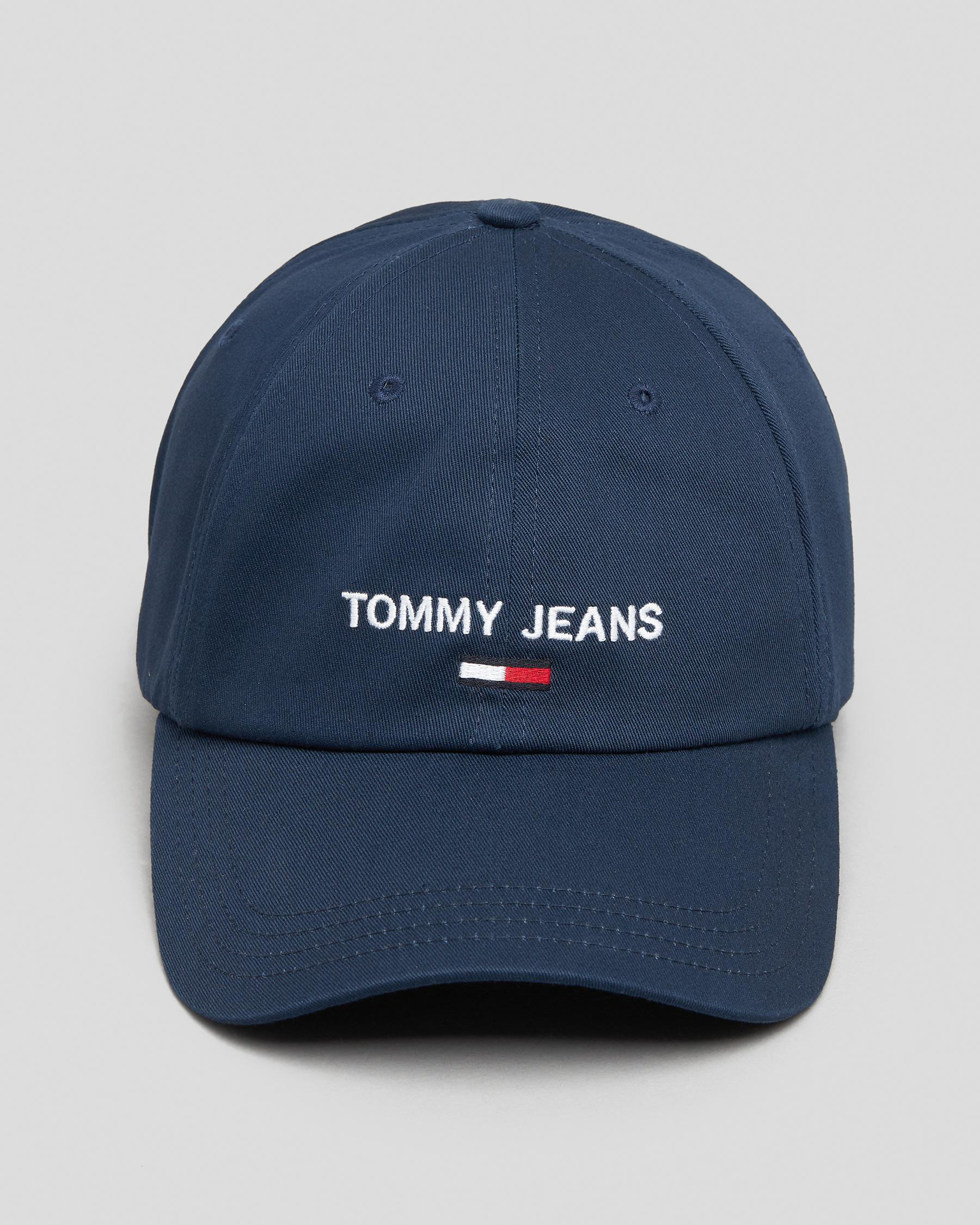 Shop Tommy Hilfiger TJM Sport Cap In Twilight Navy - Fast Shipping ...