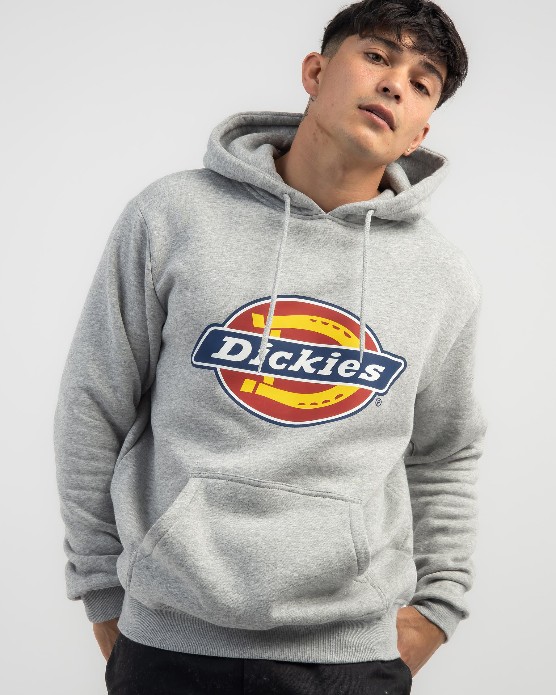 Shop Dickies Classic Logo Hoodie In Grey Marle - Fast Shipping & Easy Returns - City Beach Australia