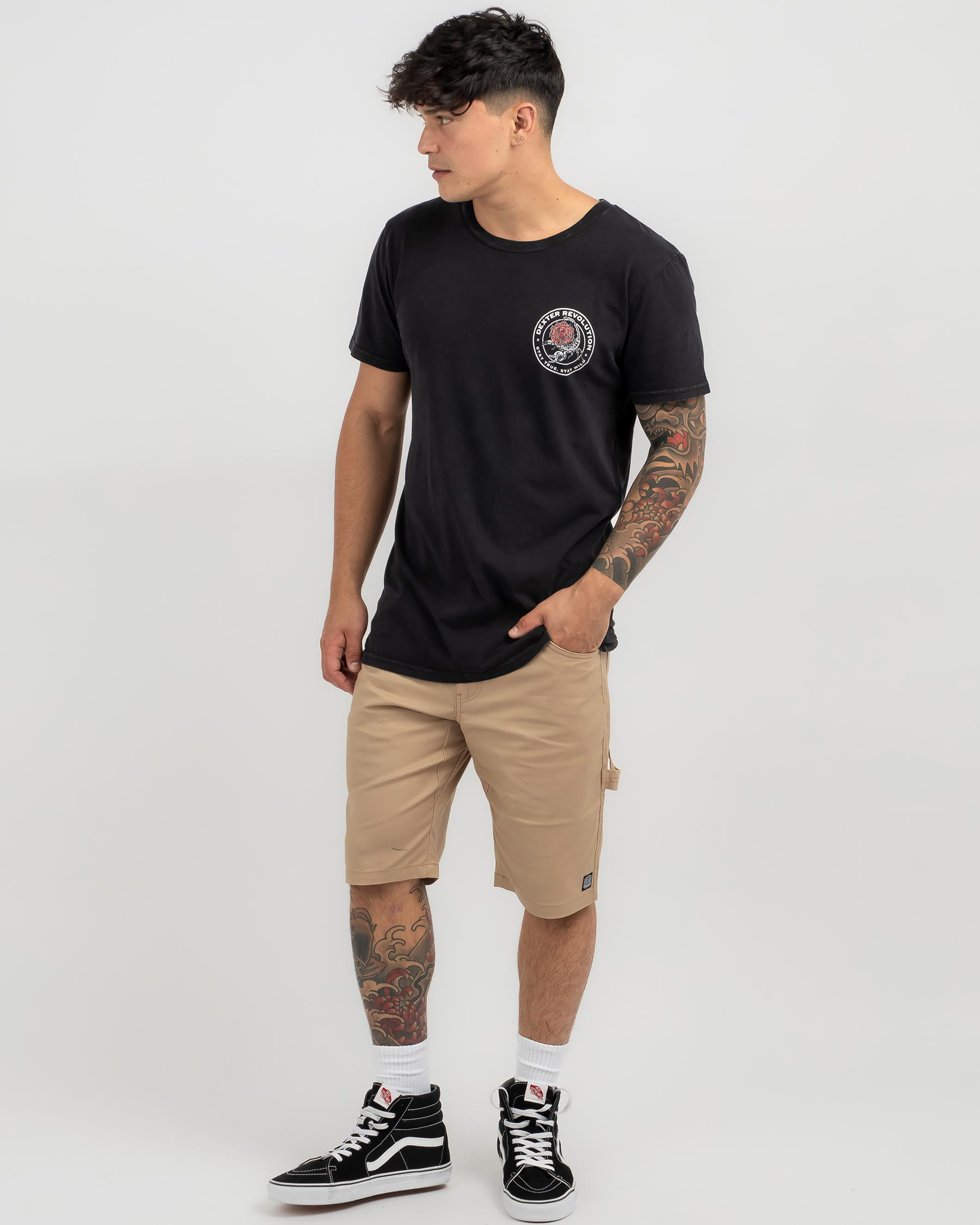 Shop Dexter Scorp T-Shirt In Black Acid - Fast Shipping & Easy Returns ...
