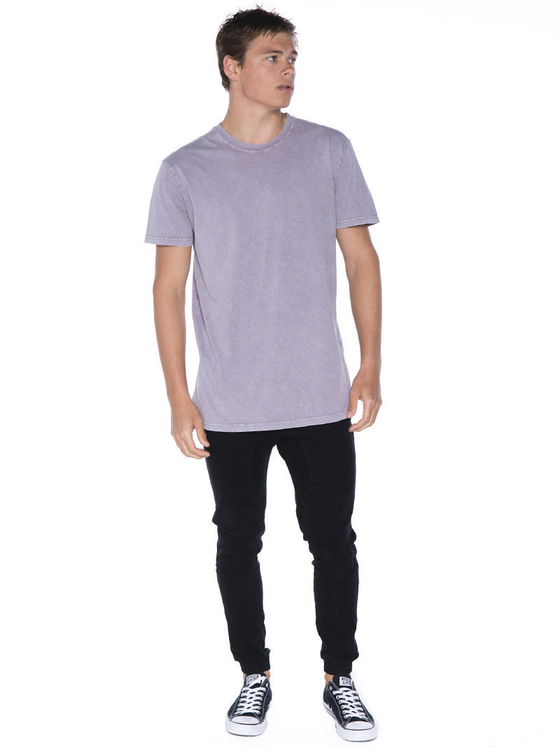 Shop AS Colour Stone Wash T-Shirt In Blue Stone - Fast Shipping & Easy ...