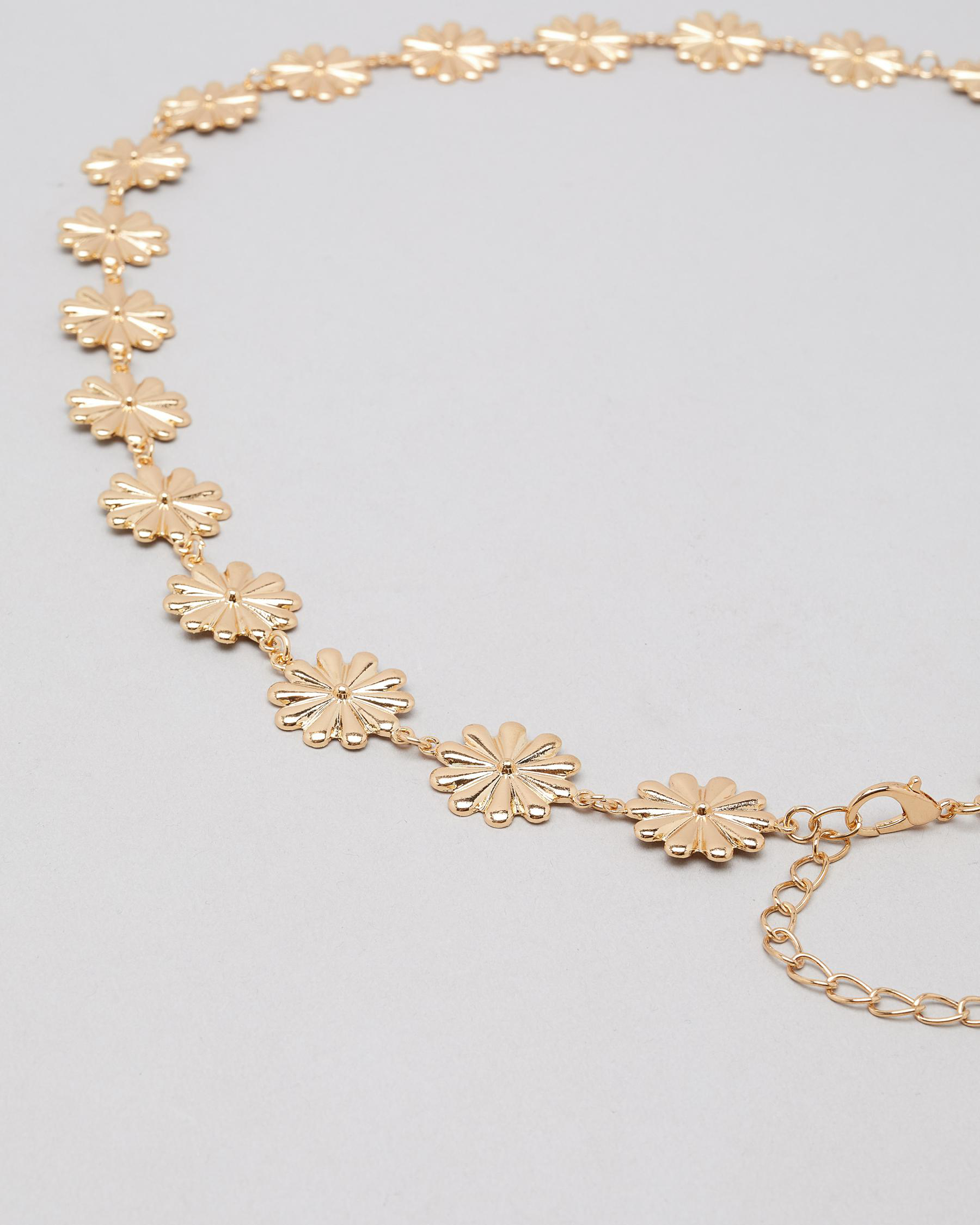 Shop Mooloola Daisy Chain Belt In Gold - Fast Shipping & Easy Returns ...