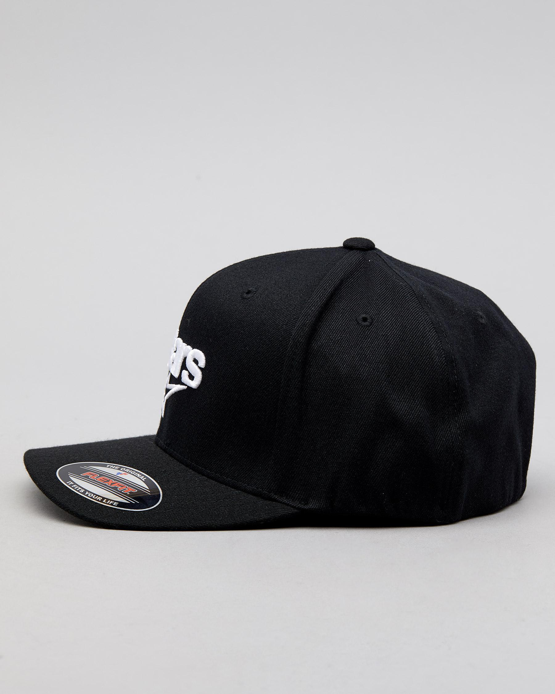 Shop Alpinestars Heritage Blaze Cap In Black/white - Fast Shipping ...
