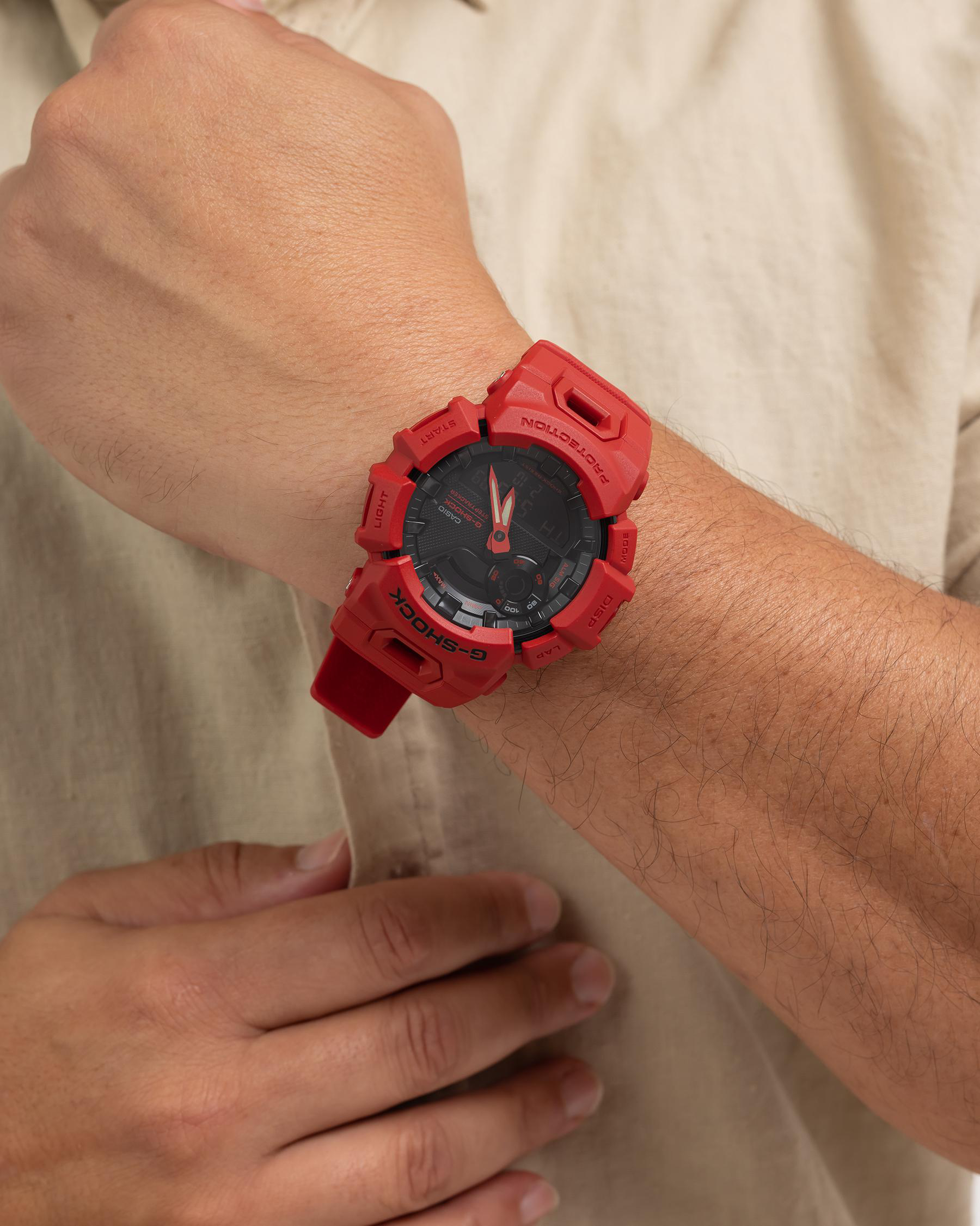 Shop G-Shock GBA900RD-4ADR Watch In Red - Fast Shipping & Easy Returns ...