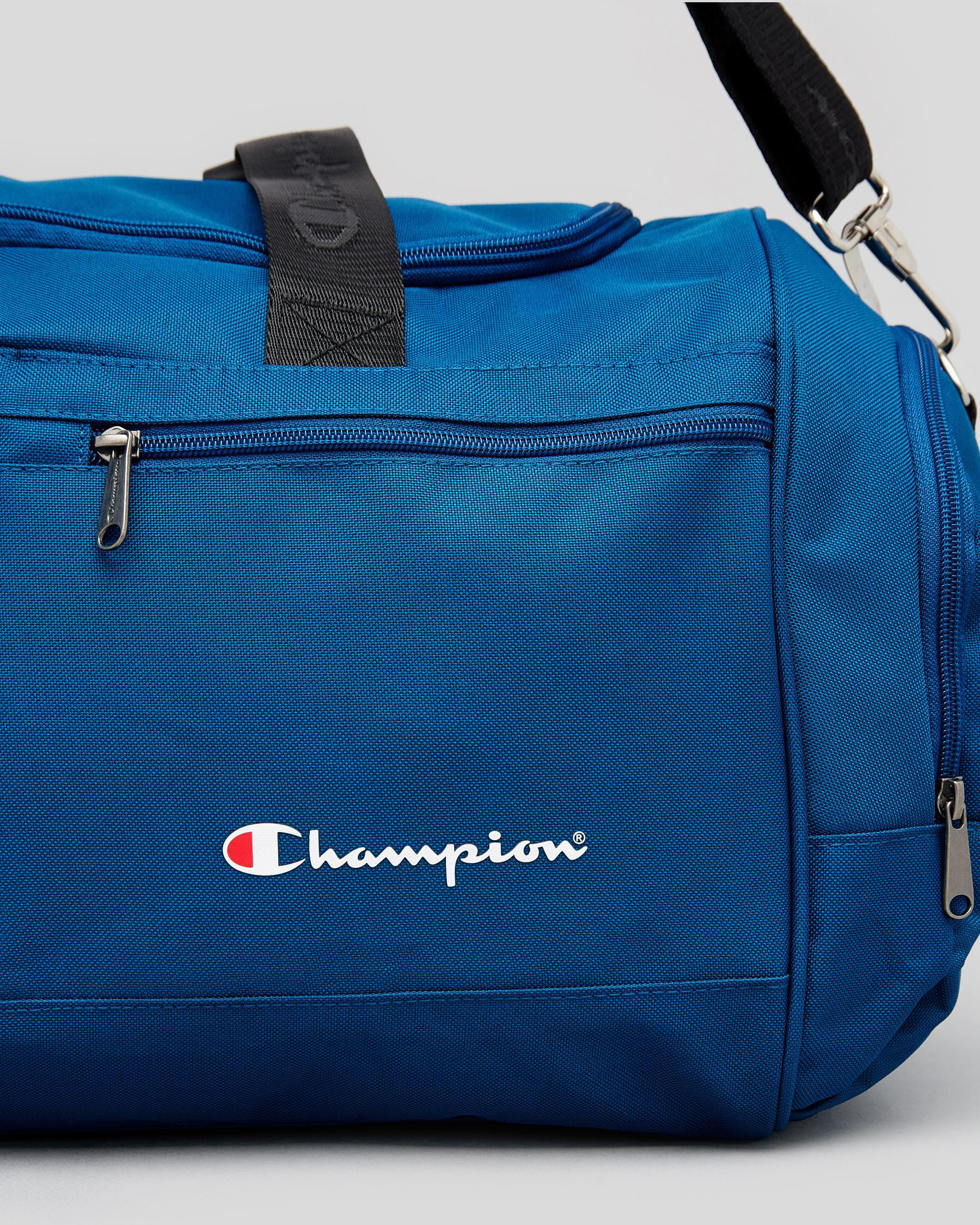 Shop Champion Womens Logo Travel Bag In Opal Ocean - Fast Shipping ...