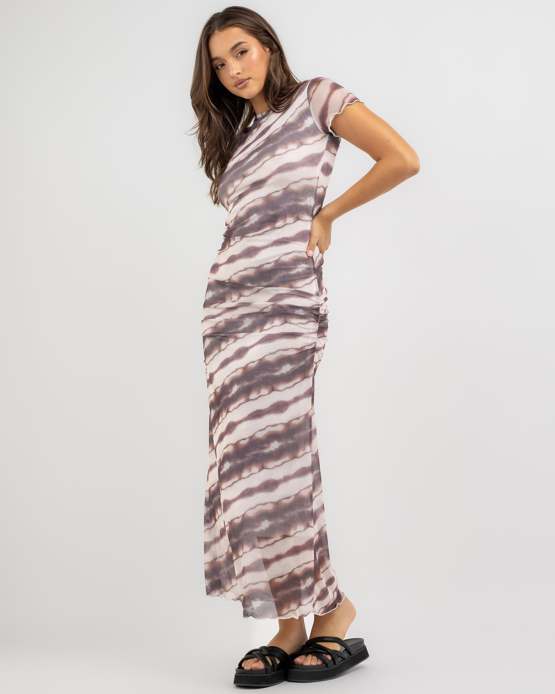 Shop Mint Vanilla Baylyn Maxi Dress In Multi - Fast Shipping & Easy ...