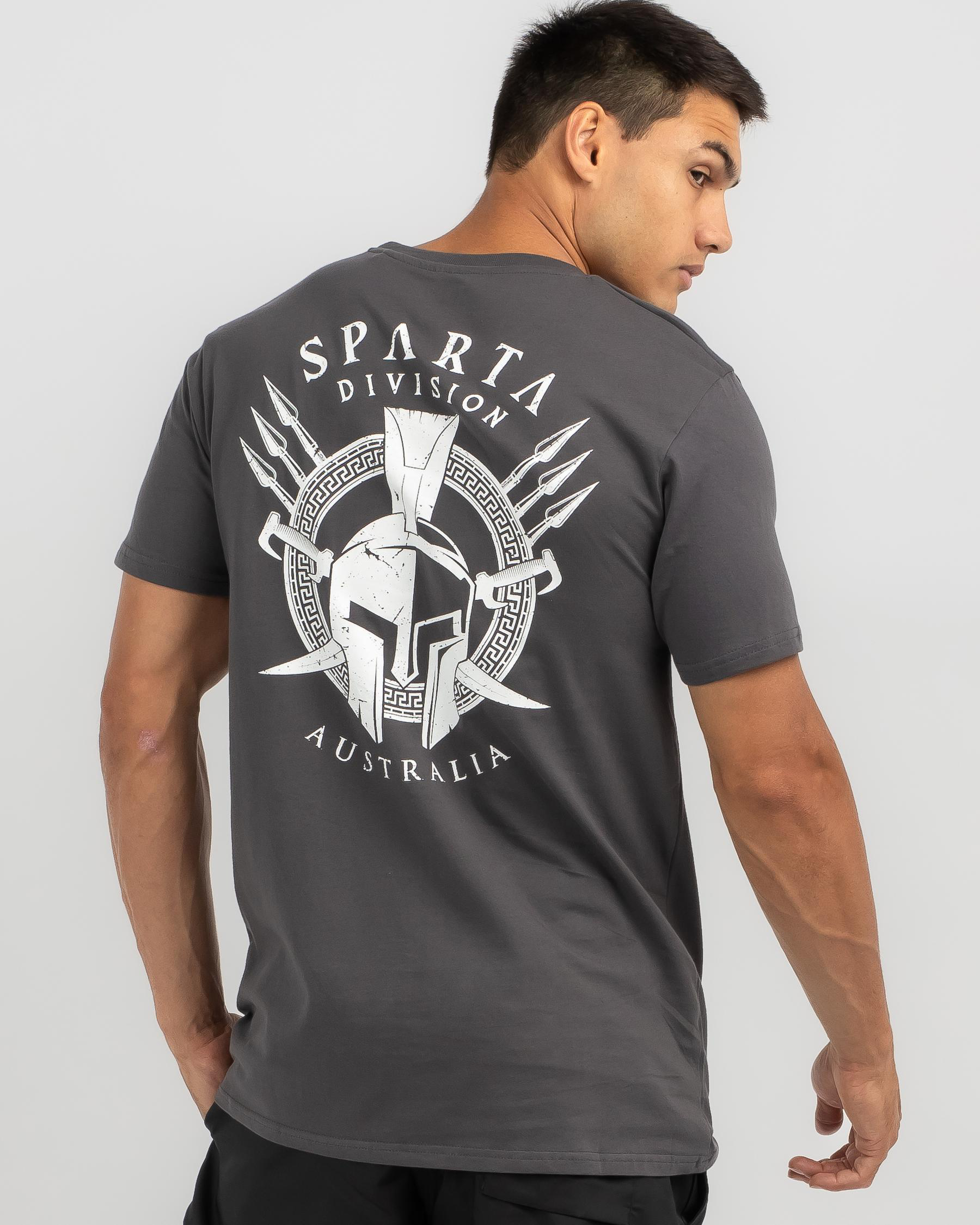 Shop Sparta Legion T-Shirt In Charcoal - Fast Shipping & Easy Returns - City Beach Australia