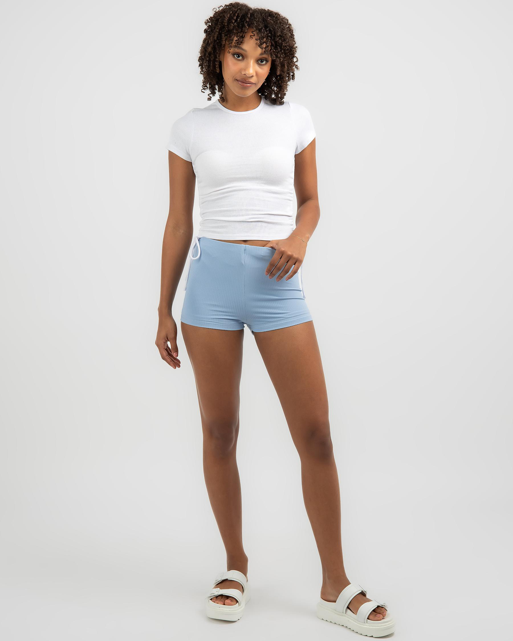 Ava And Ever Tammy Bike Shorts In Baby Blue | City Beach Australia