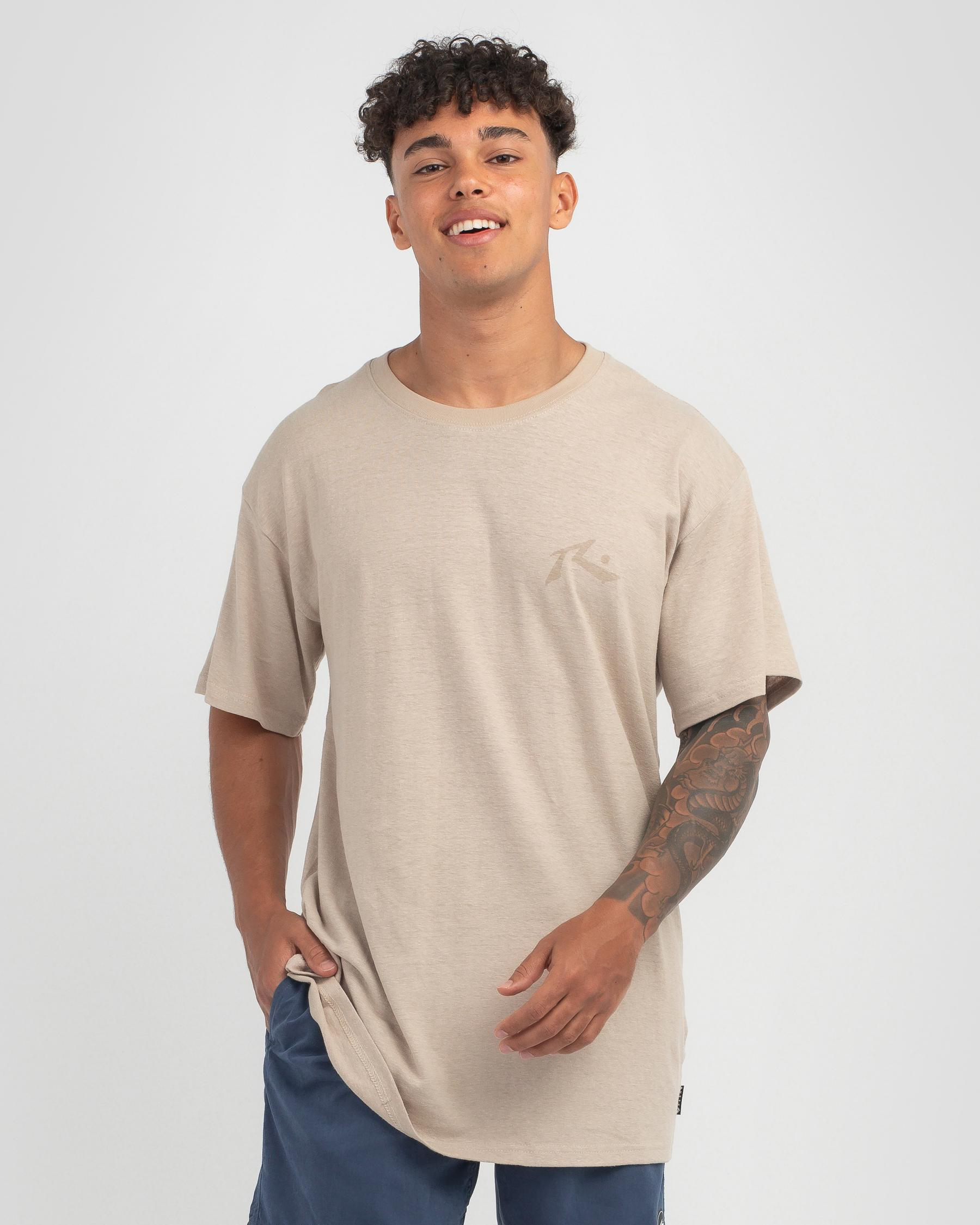 Shop Rusty One Hit Hemp T-Shirt In Beige Fog - Fast Shipping & Easy ...