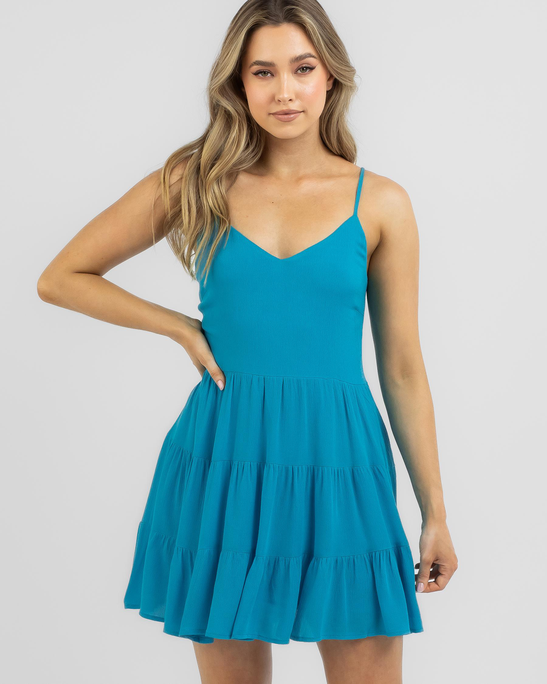 Shop Mooloola Iris Dress In Blue - Fast Shipping & Easy Returns - City ...
