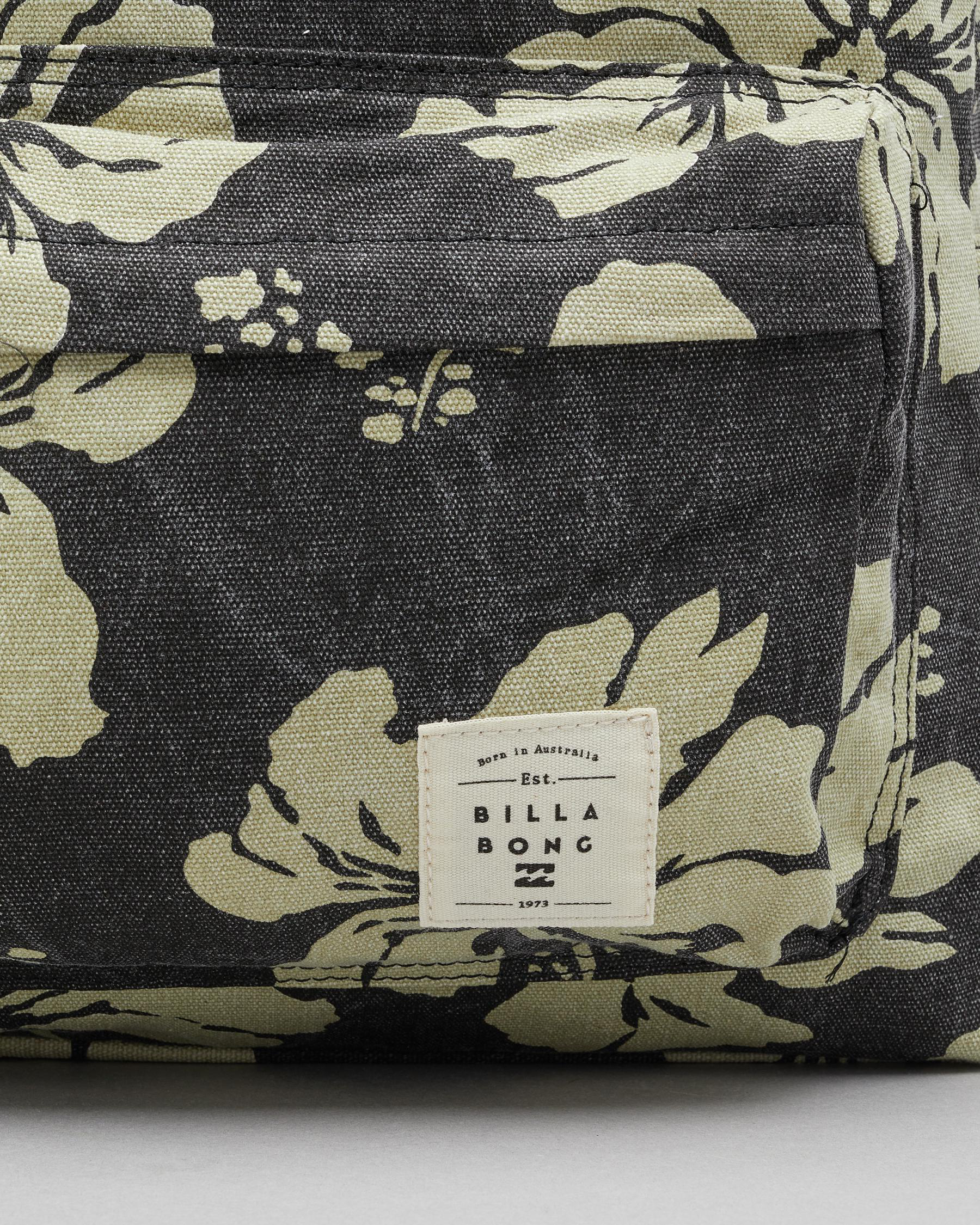 Shop Billabong Schools Out Backpack In Off Black - Fast Shipping & Easy ...