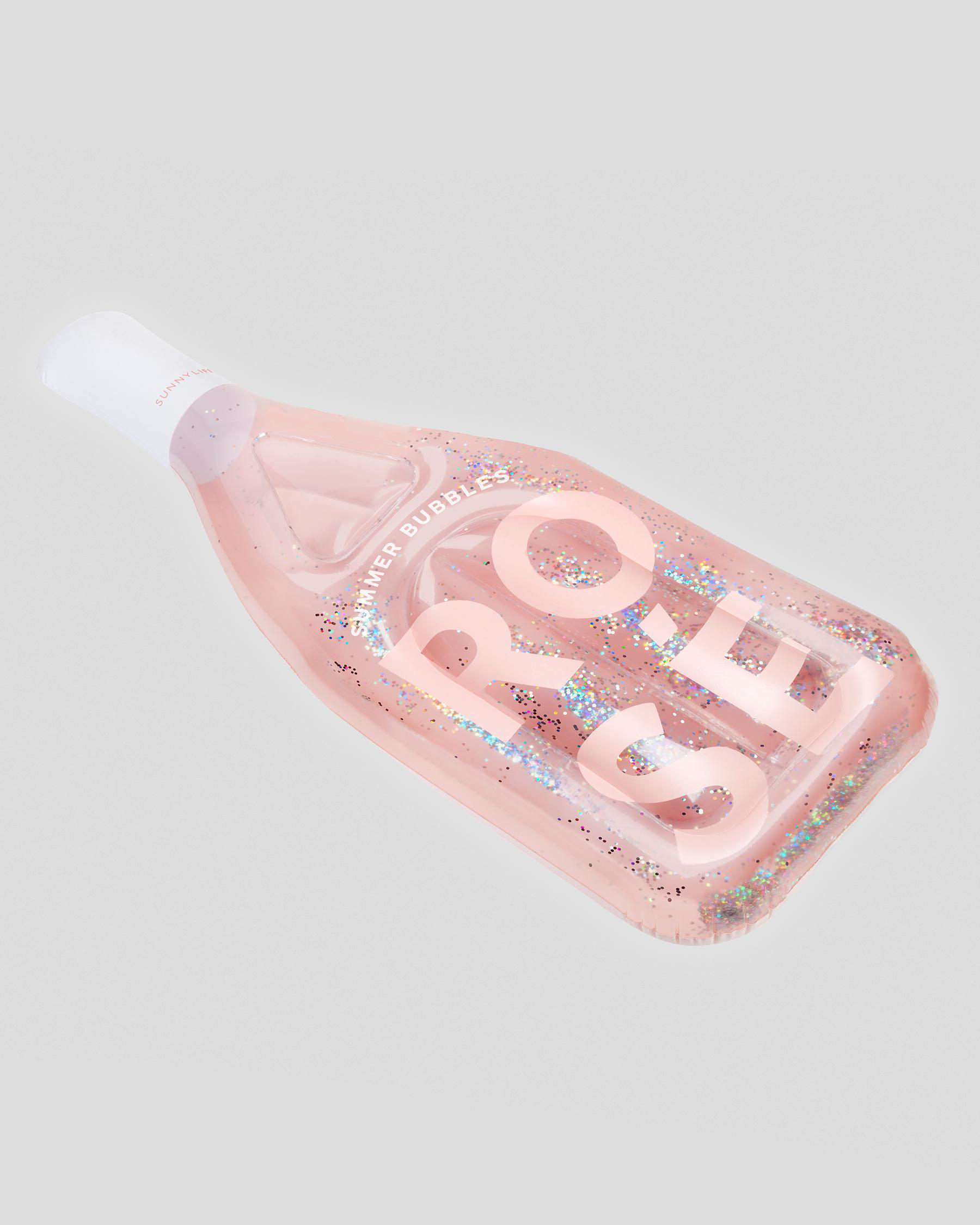 Sunnylife Rose Bottle Lie on Inflatable Lilo In Pink - FREE* Shipping ...