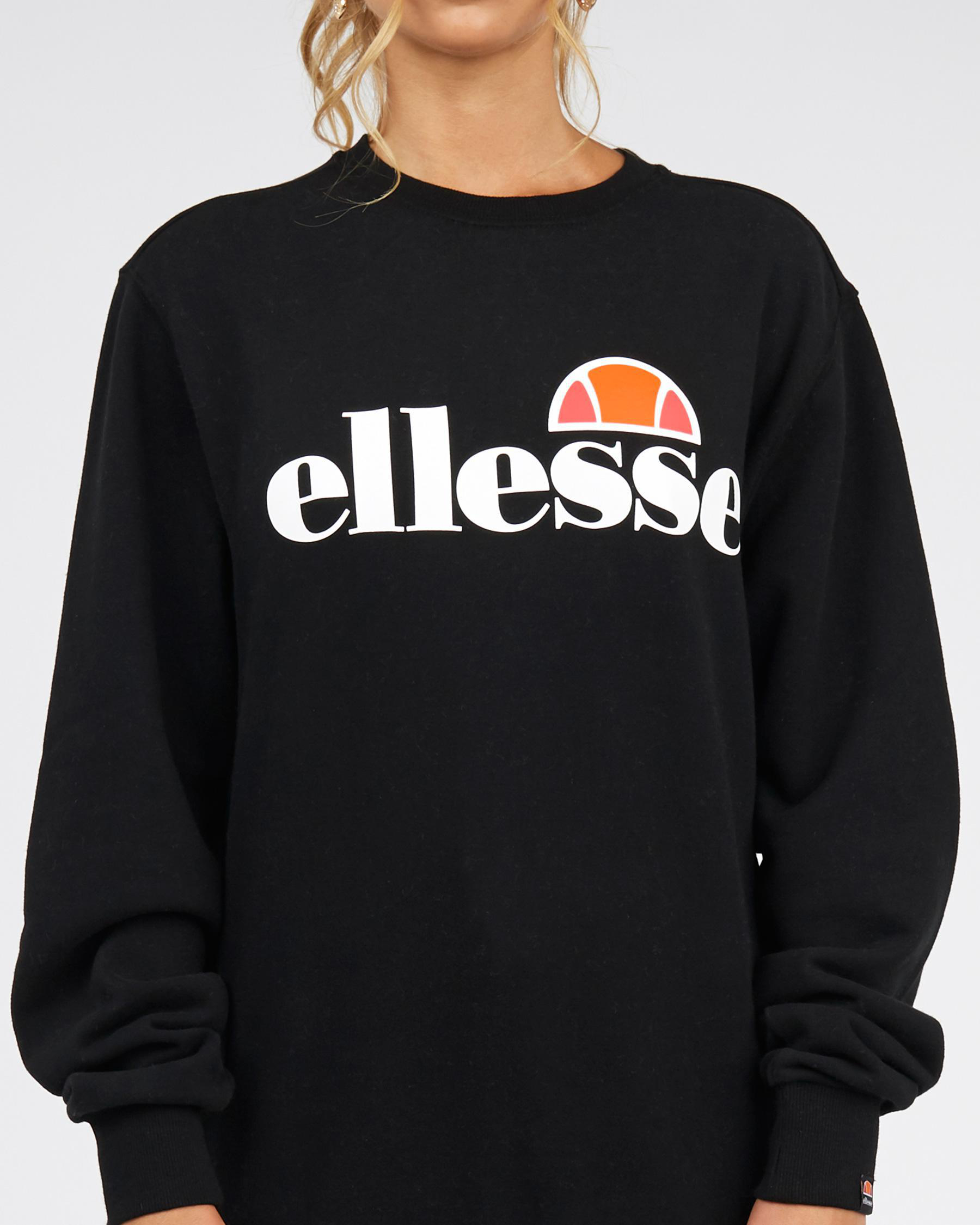 Shop Ellesse Agata Sweatshirt In Black - Fast Shipping & Easy Returns ...