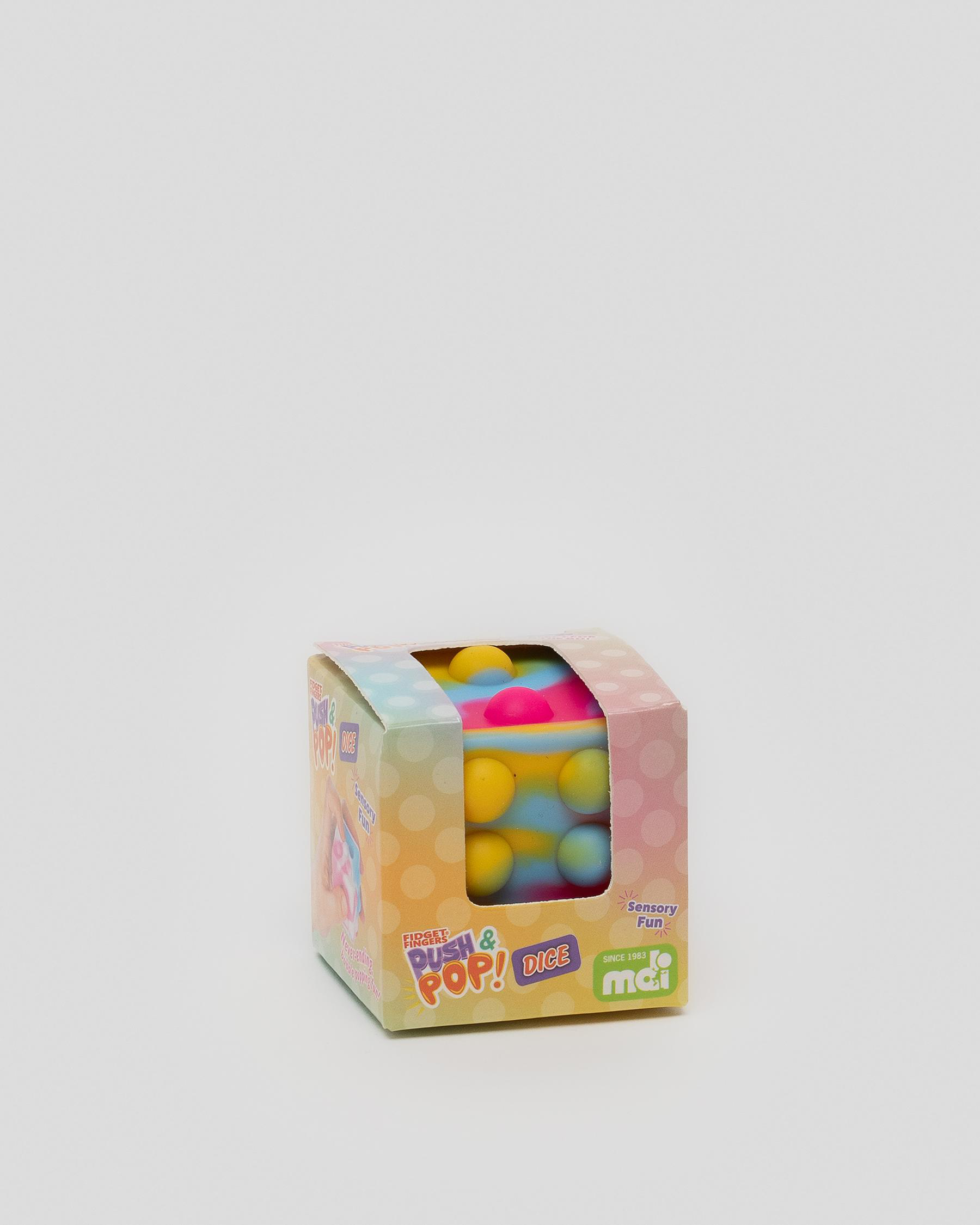 Shop Get It Now Push & Pop Dice In Assorted - Fast Shipping & Easy ...