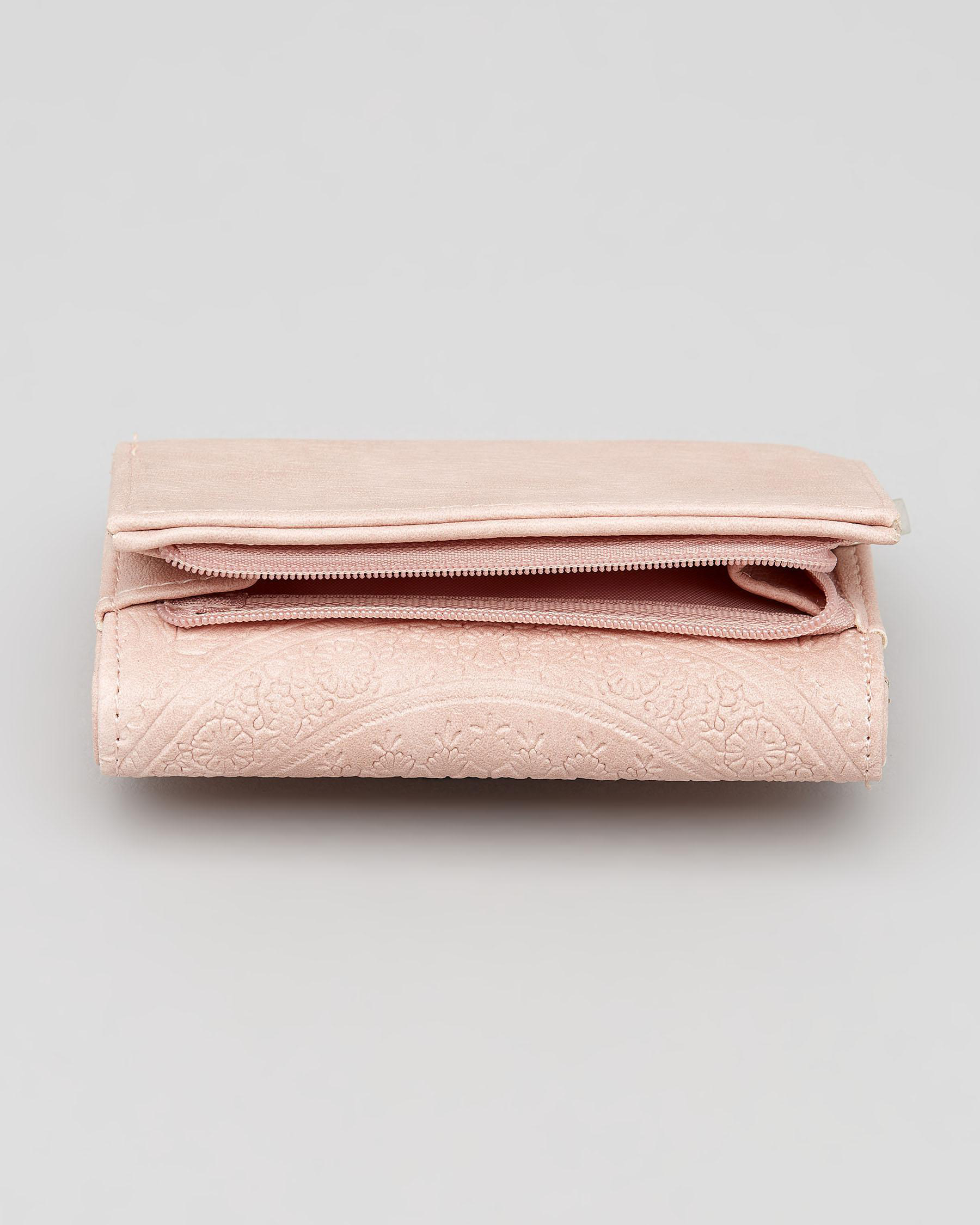 Shop Billabong New Dawn Wallet In Peach Parfait - Fast Shipping & Easy ...