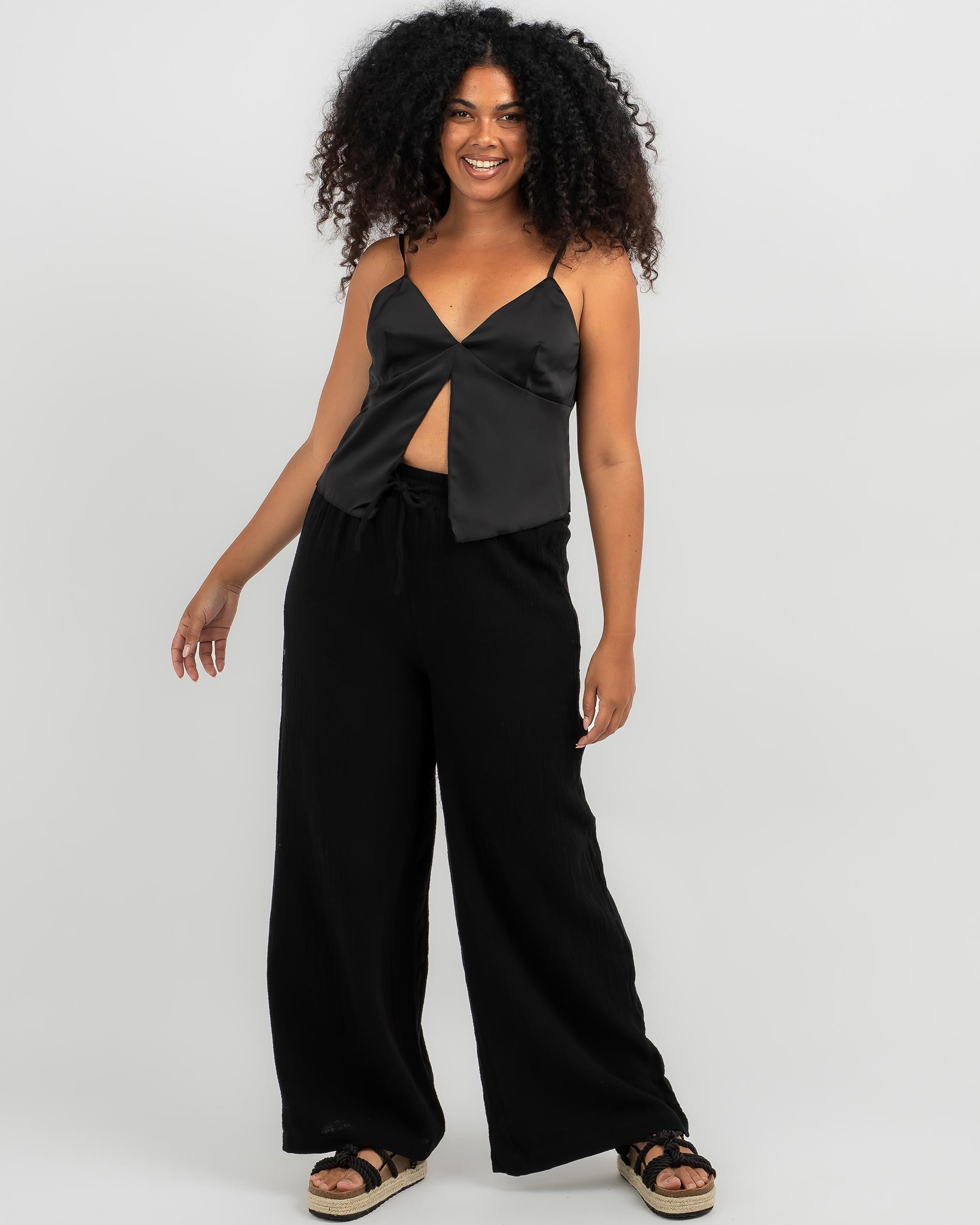 Shop Ava And Ever Cyrus Top In Black - Fast Shipping & Easy Returns ...