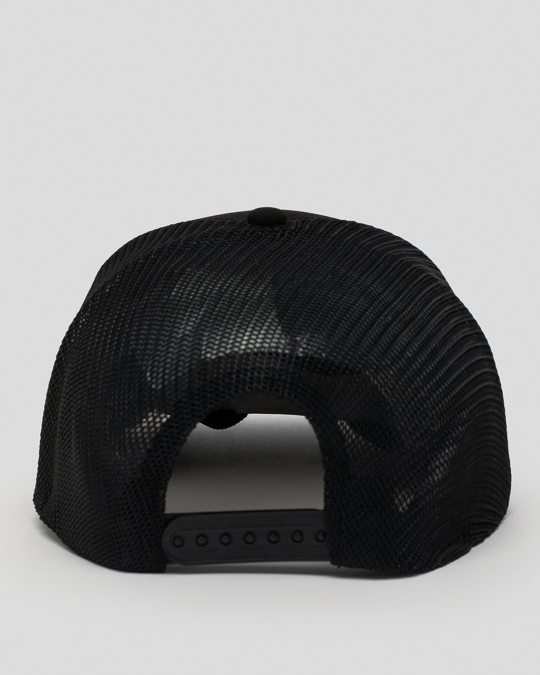Shop INIVI Seamless 2 Panel Snapback Cap In Black - Fast Shipping ...
