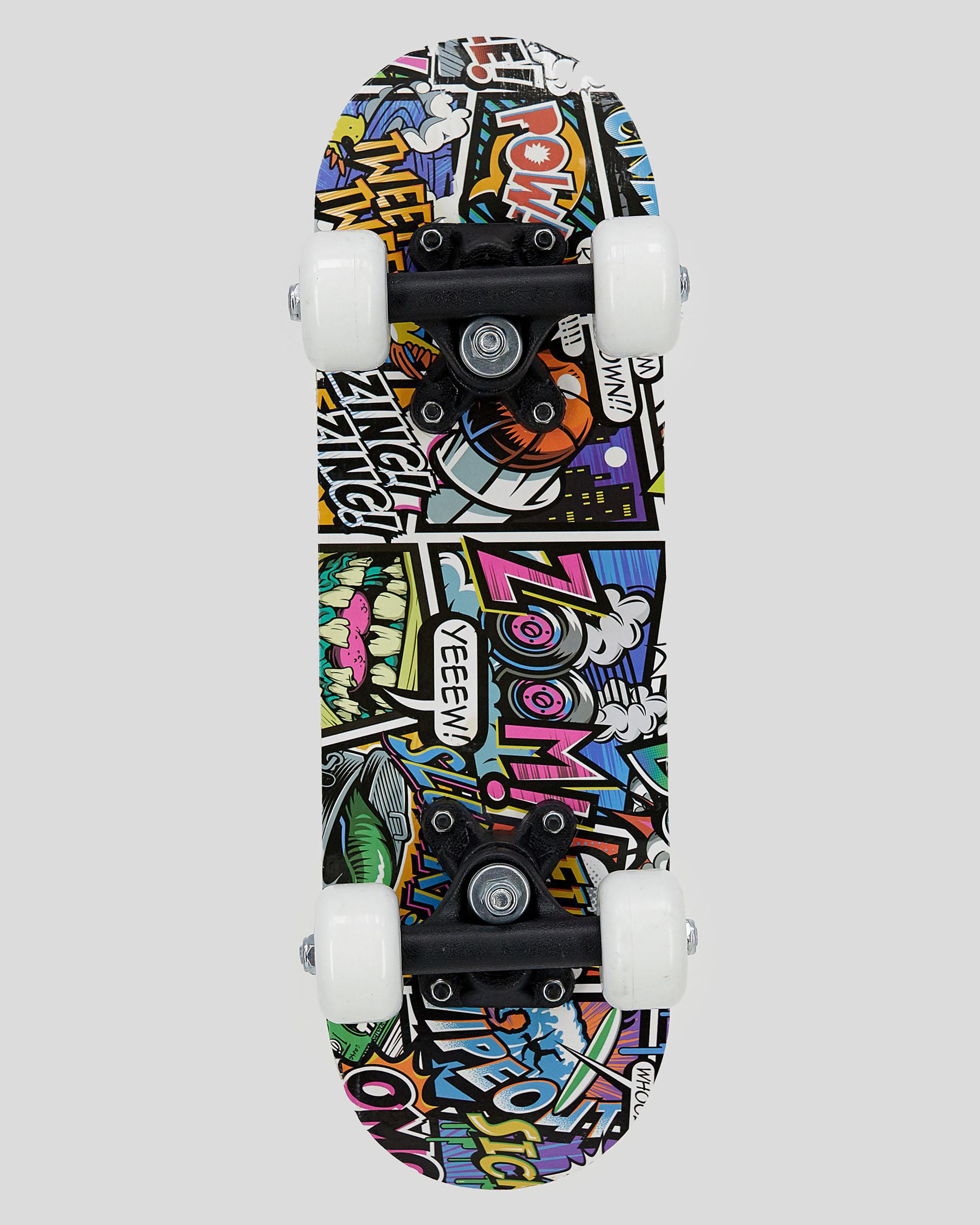 Shop Komplex Toons Mini Complete Skateboard In Multi - Fast Shipping ...