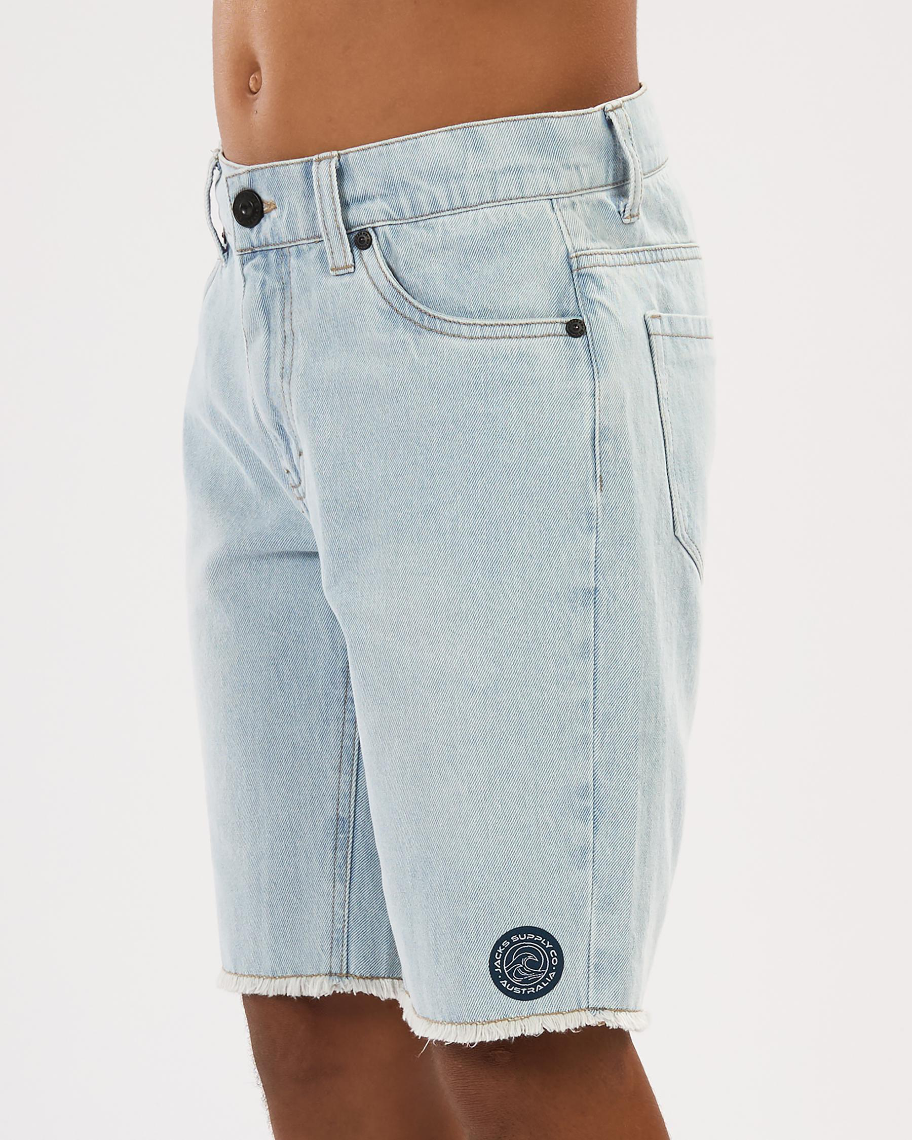 Shop Jacks Boys' Classify Denim Shorts In Lt Blue - Fast Shipping ...