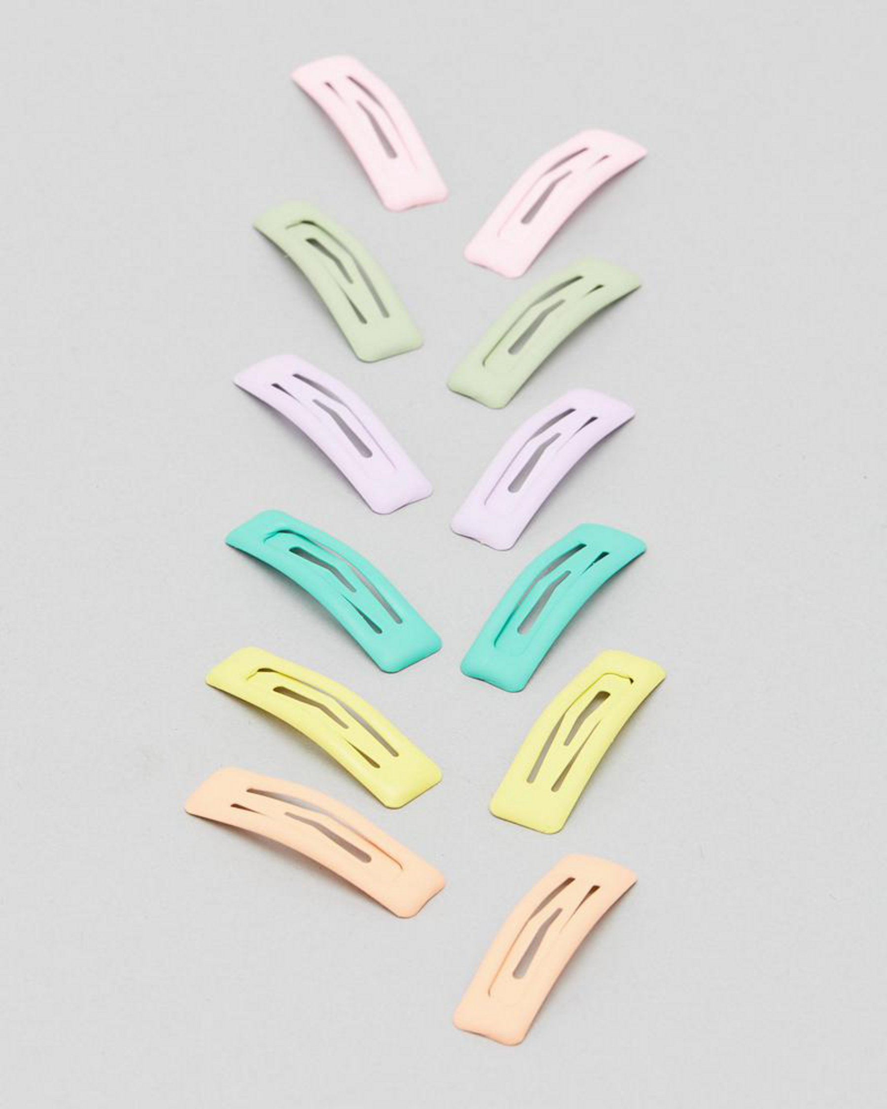 Shop Karyn In LA Pastel Snap Hair Clip Pack In Pastel - Fast Shipping ...