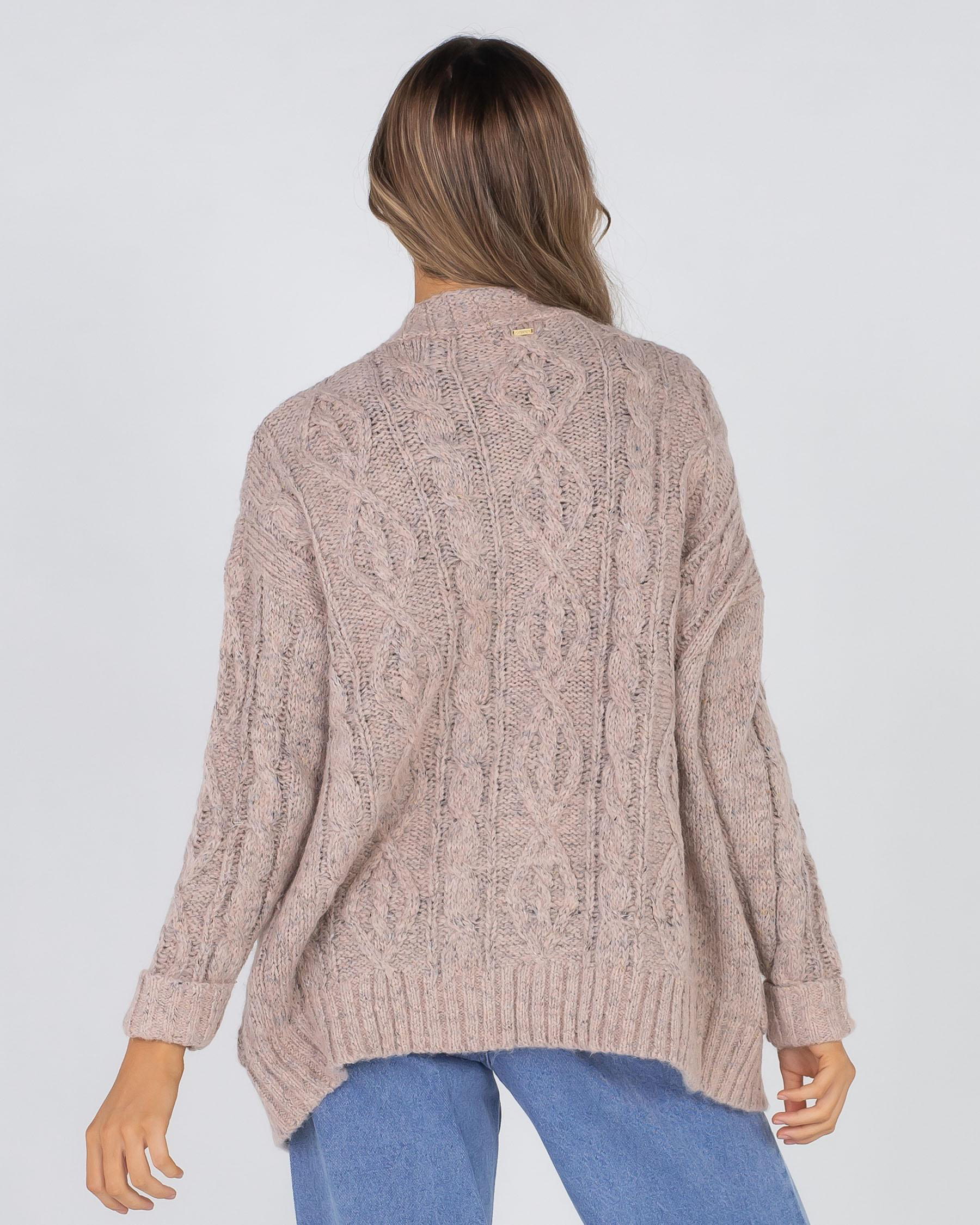 Shop Ava And Ever Remote Control Knit Cardigan In Pink - Fast Shipping ...