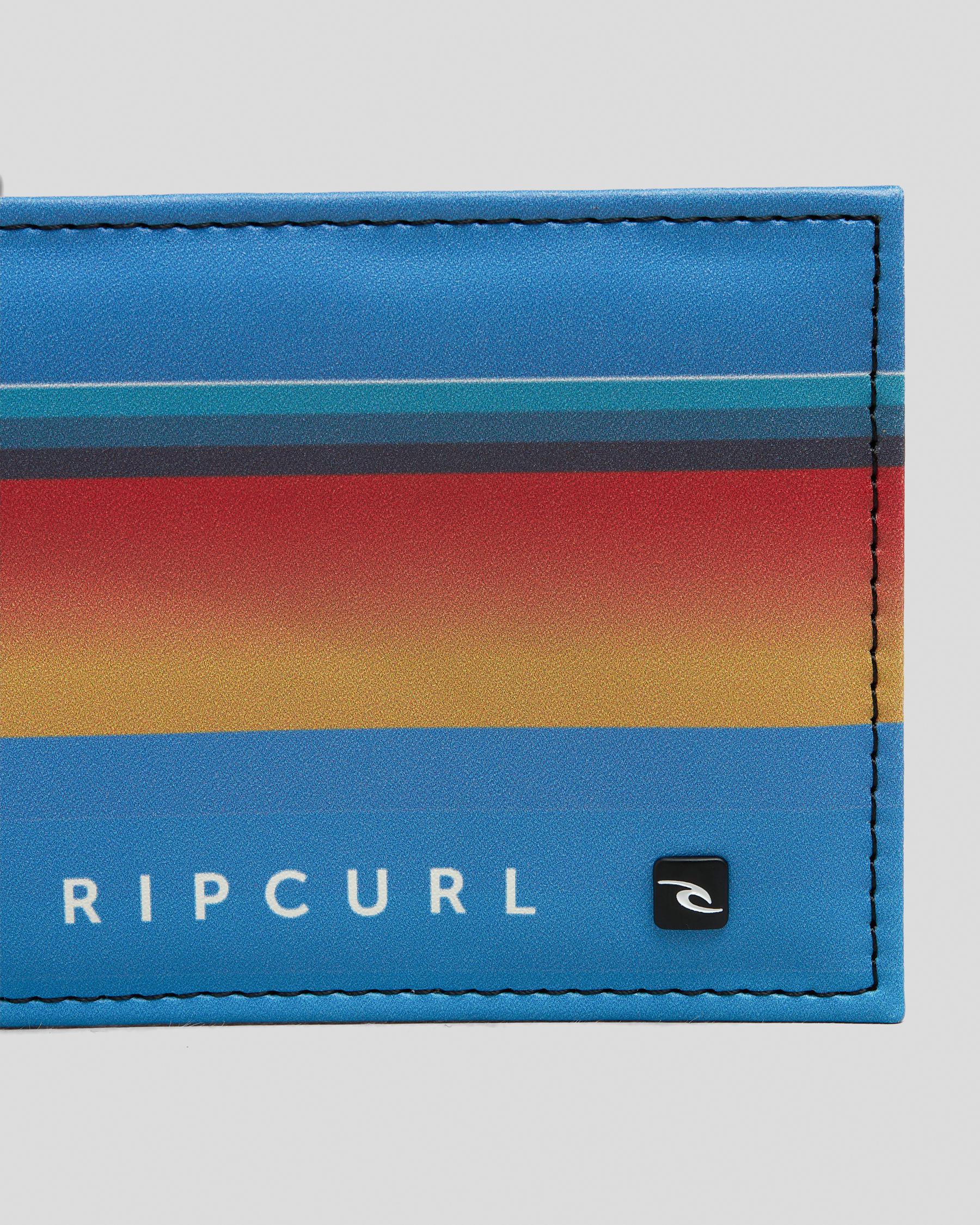Shop Rip Curl Combo PU Slim Wallet In Navy/orange - Fast Shipping ...