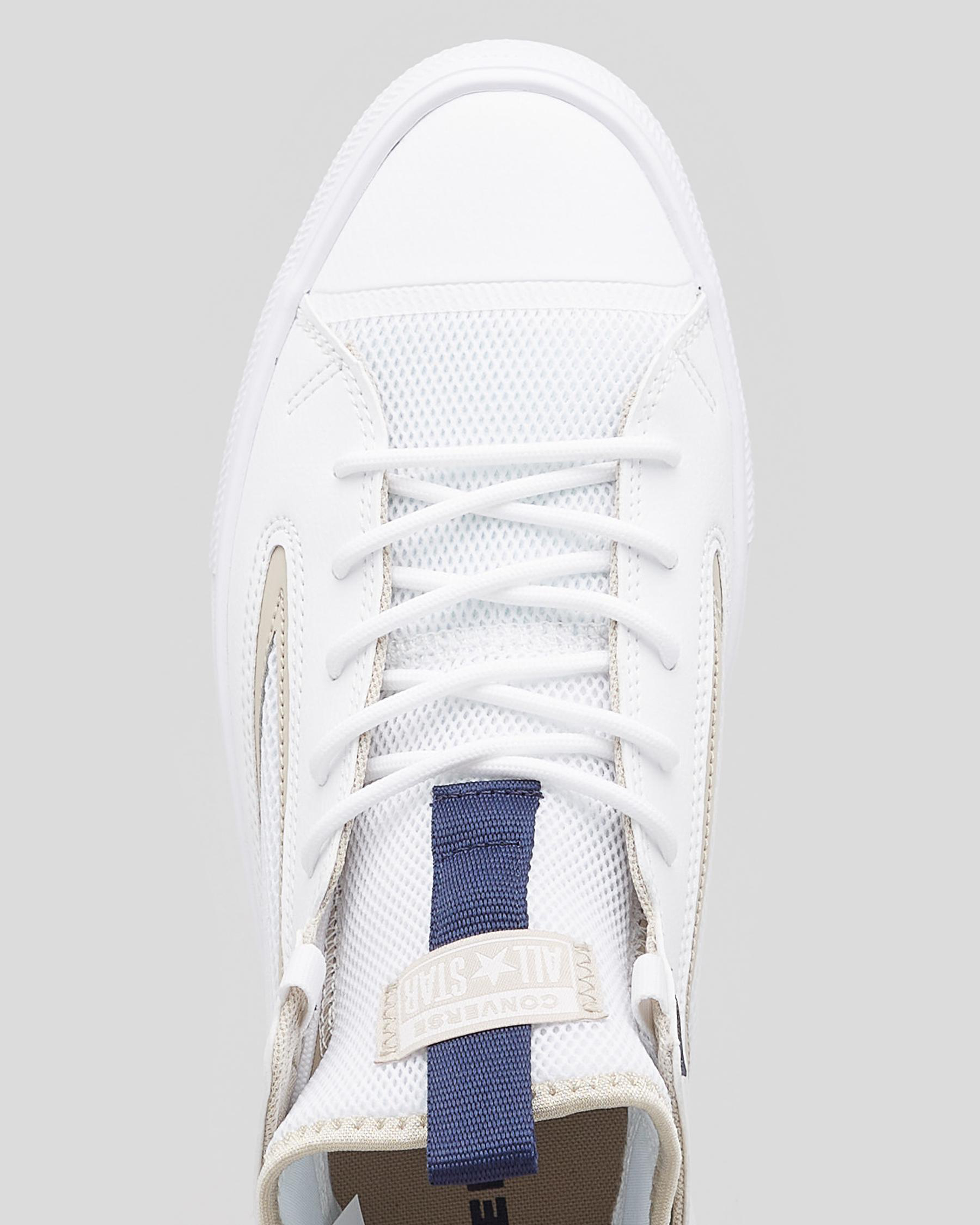 Shop Converse Ultra Surface Fusion Shoes In White/string/midnight Navy ...
