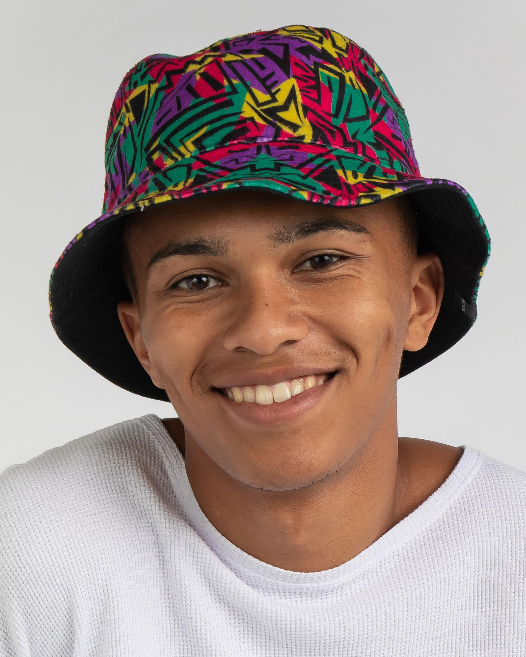 Shop Skylark Geo Pop Reversible Bucket Hat In Multi - Fast Shipping ...